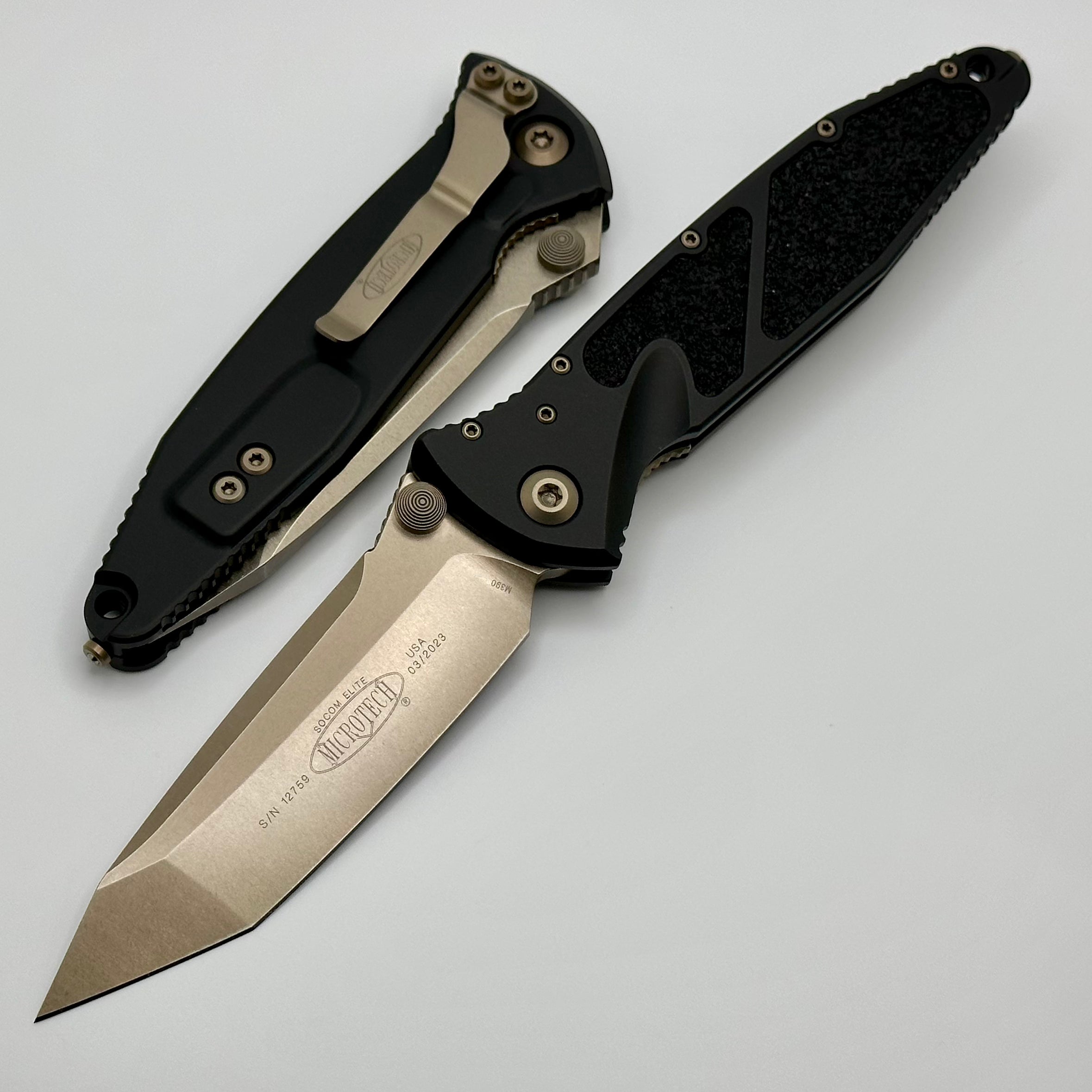 Microtech Socom Elite Tanto Edge Manual Bronze Standard 161-13 ONE PER