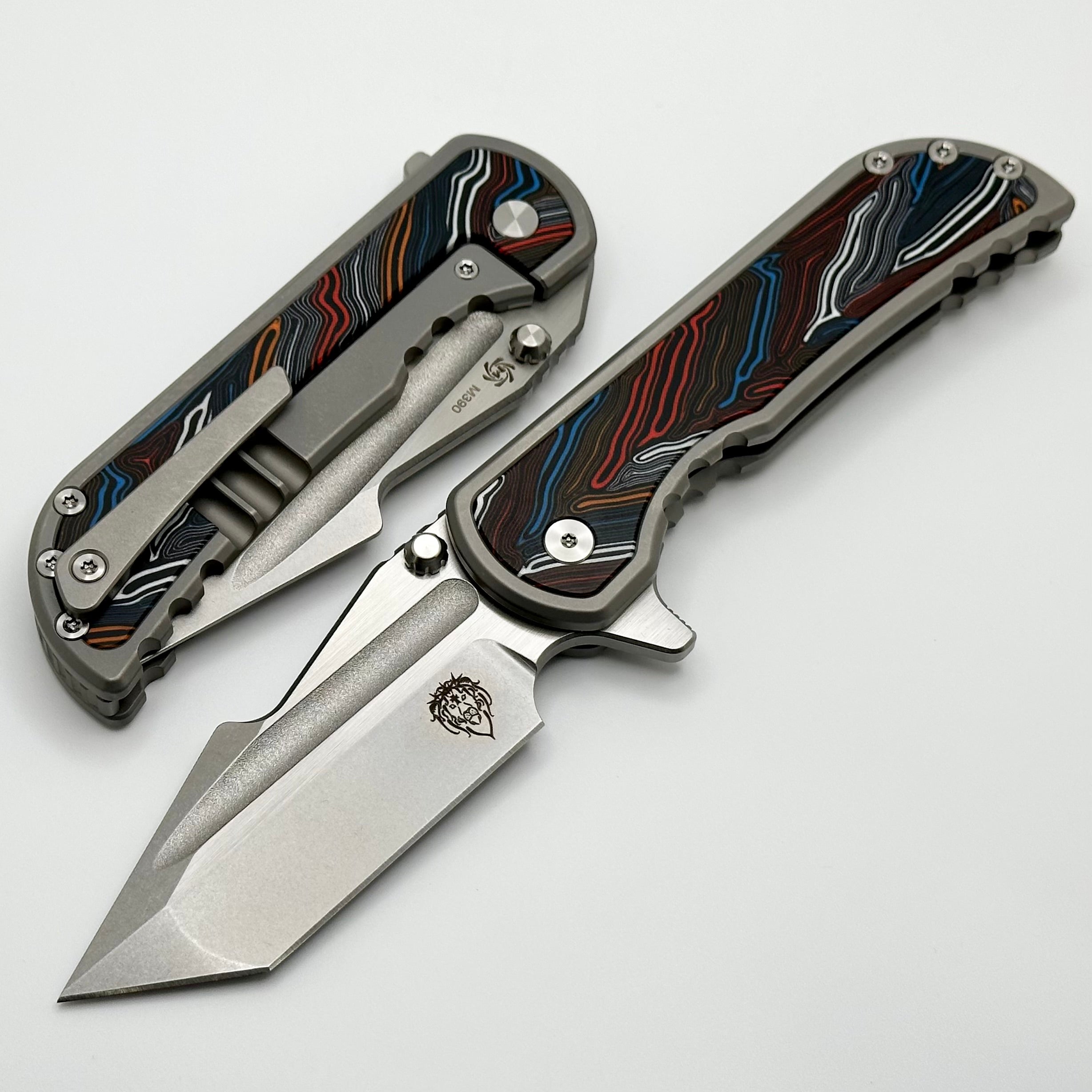 Mechforce Knives Alphahunter Collab Apocalypse w/ Topo G-10 Inlays & M