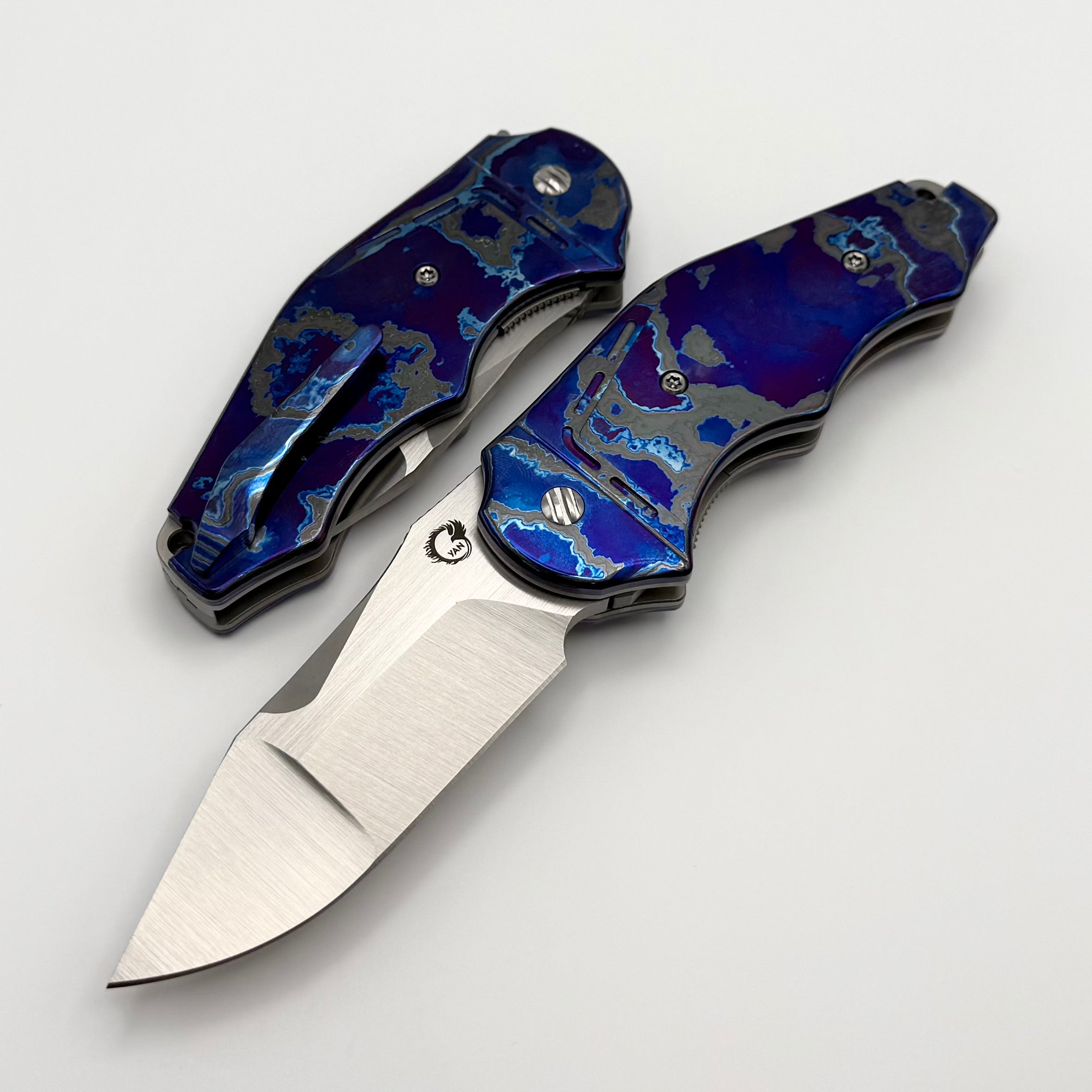 Yan Knives GTC Cabot - Zircu-Ti Handles S90V Compound Ground Blade