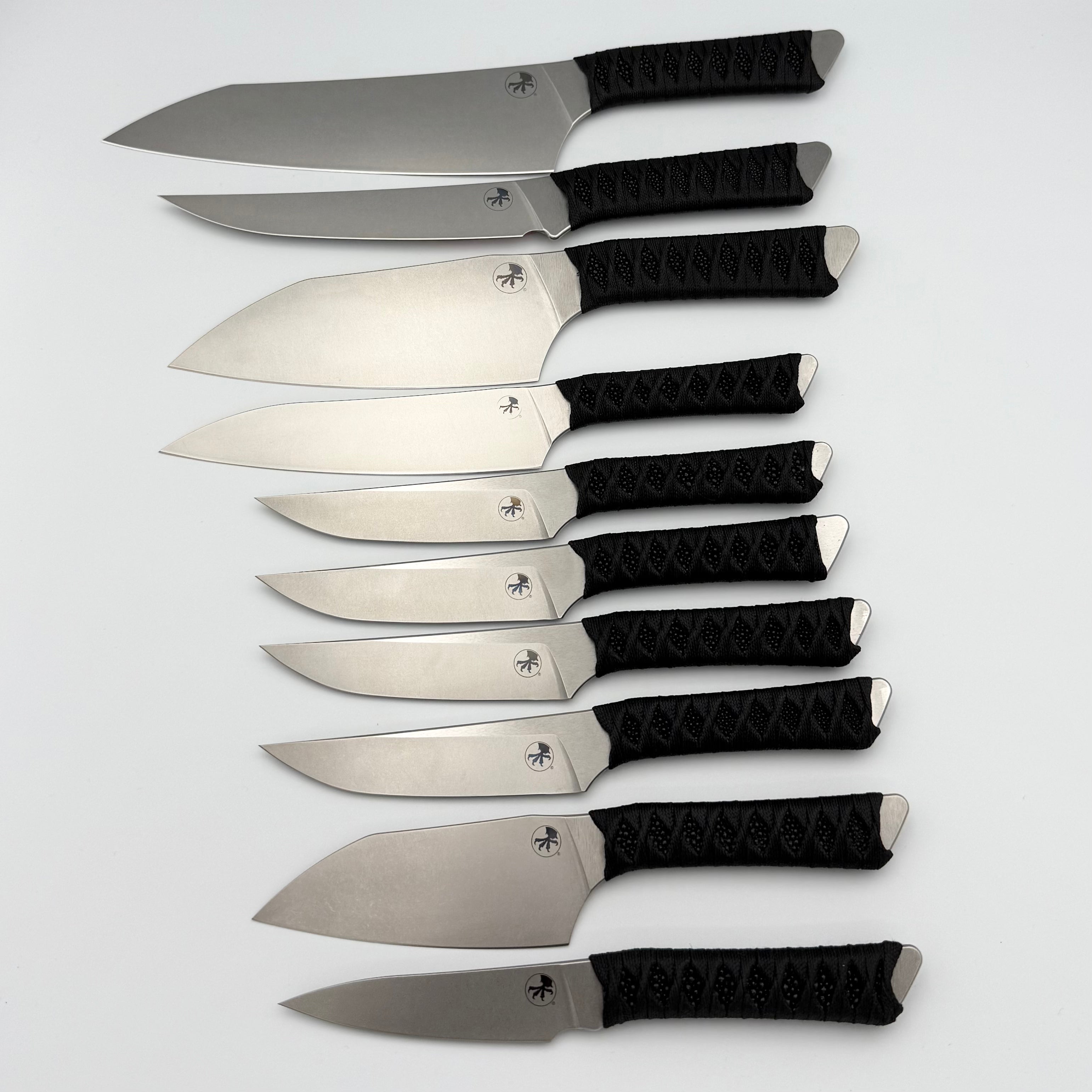 Microtech Knife Set Wrapped Stingray Handles w/ Stonewash M390MK Blade