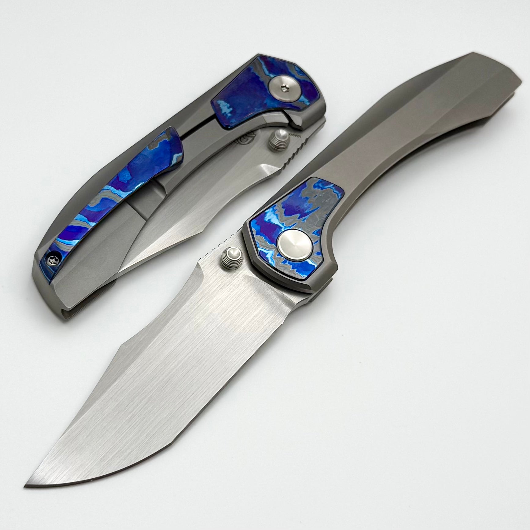Brian Brown Knives Raptor V3 w/ Bead Blast Zircuti Inlaid Integral Tit