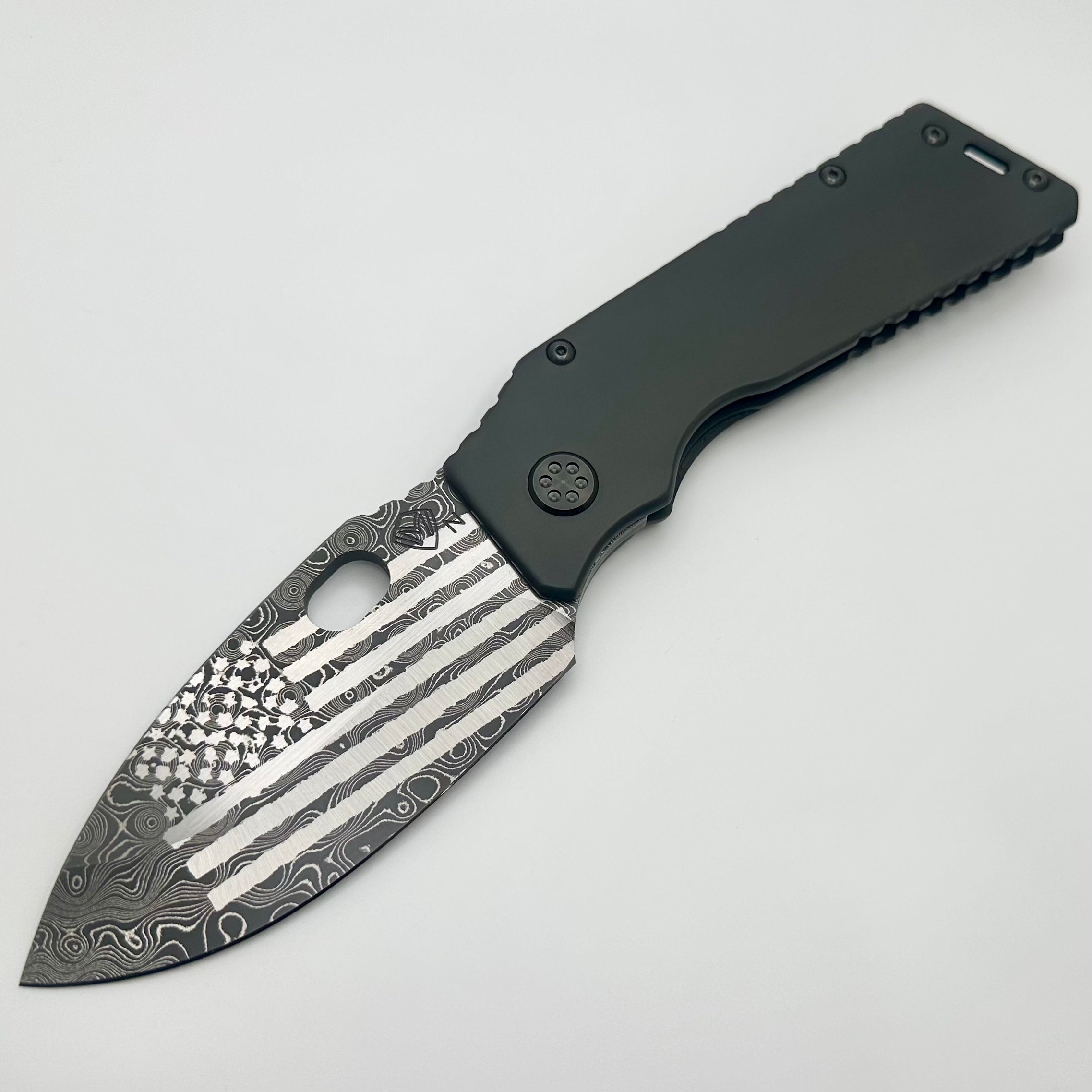 Medford TFF-1 Chad Nichols Damascus USA Flag/MKT w/ DLC Contoured Hand