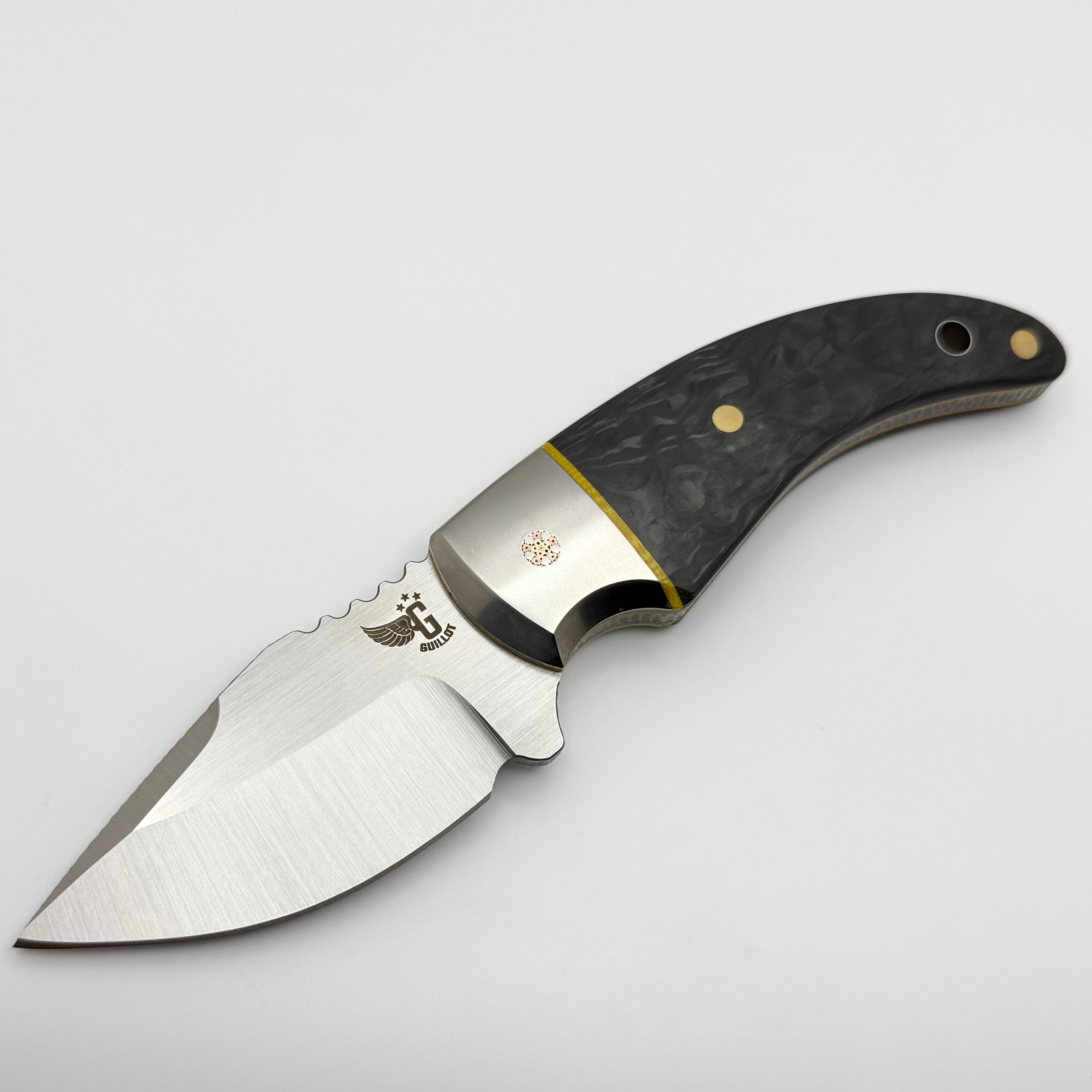 Mechforce Guillot Collab Kestral Fixed Blade w/ Carbon Fiber Handle