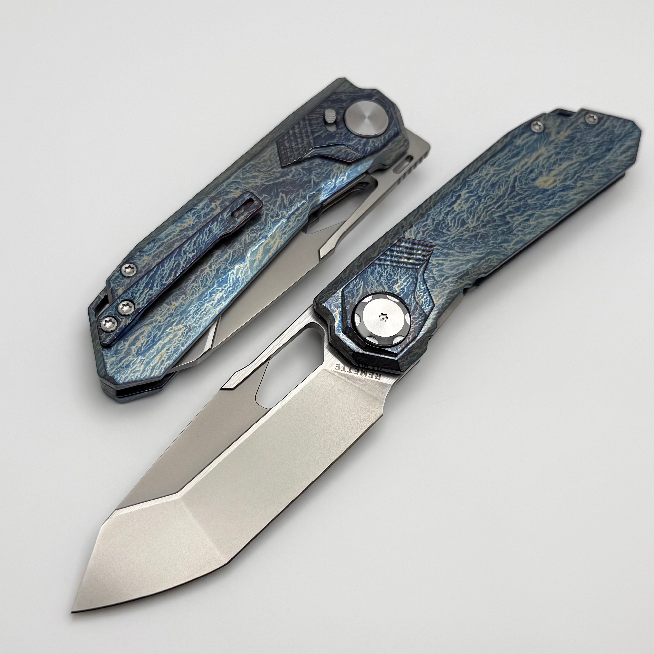 Remette RT Peregrine Falcon Titanium Handles w/ Thunder Lightning Acce