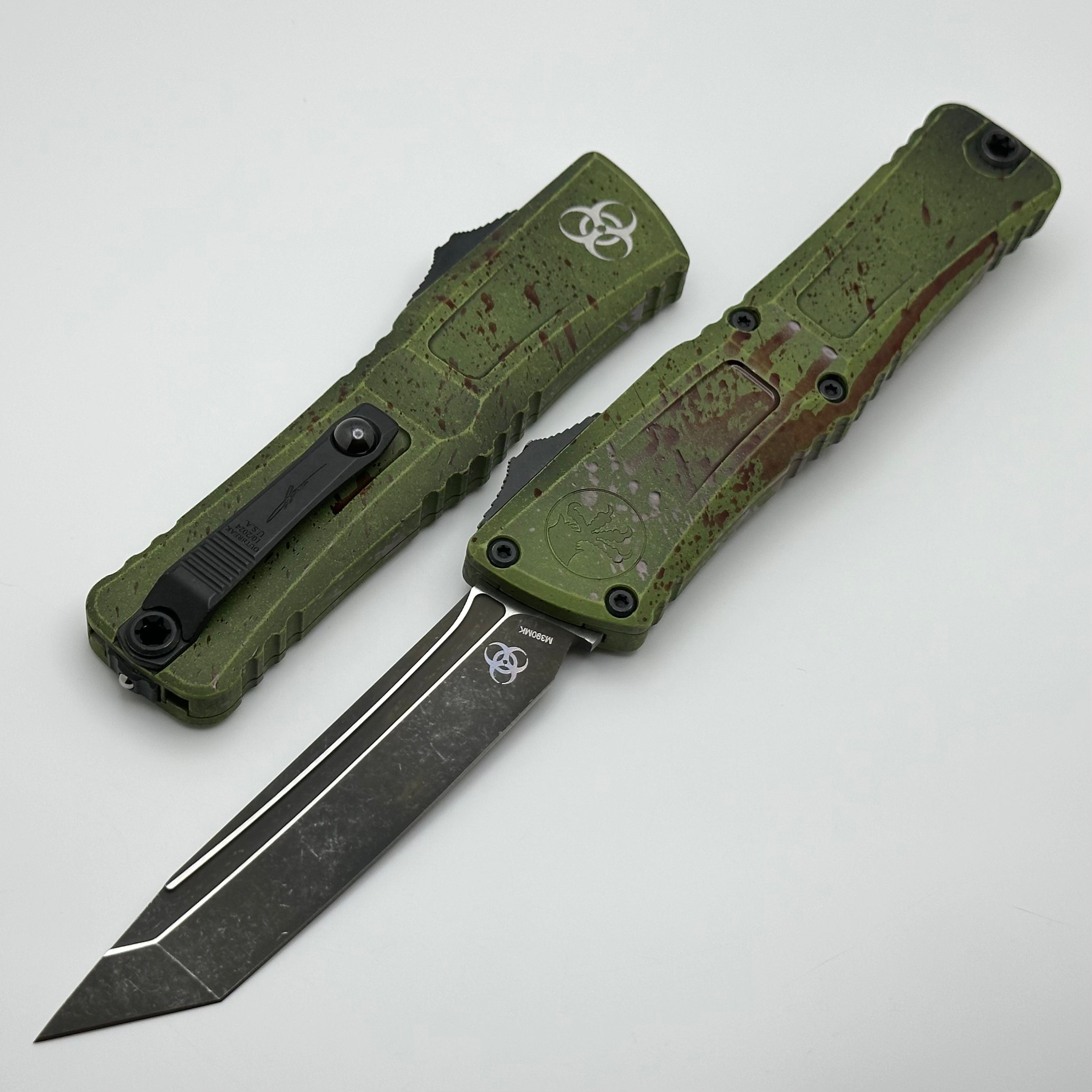 Microtech Knives Combat Troodon Gen III Outbreak Tanto 1144-1OBDS