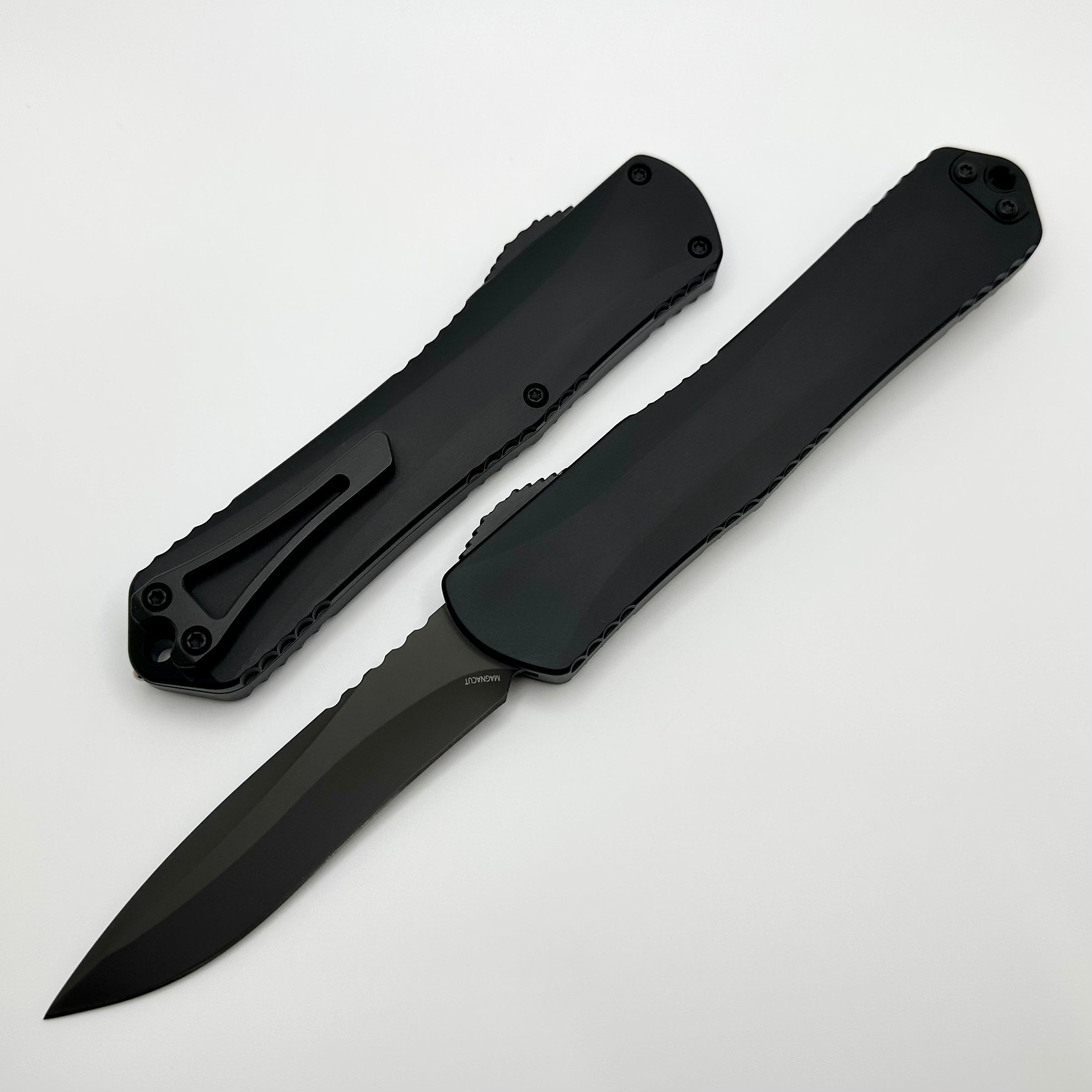 Heretic Knives Manticore X DLC Recurve MagnaCut & Black Handle H033-6A