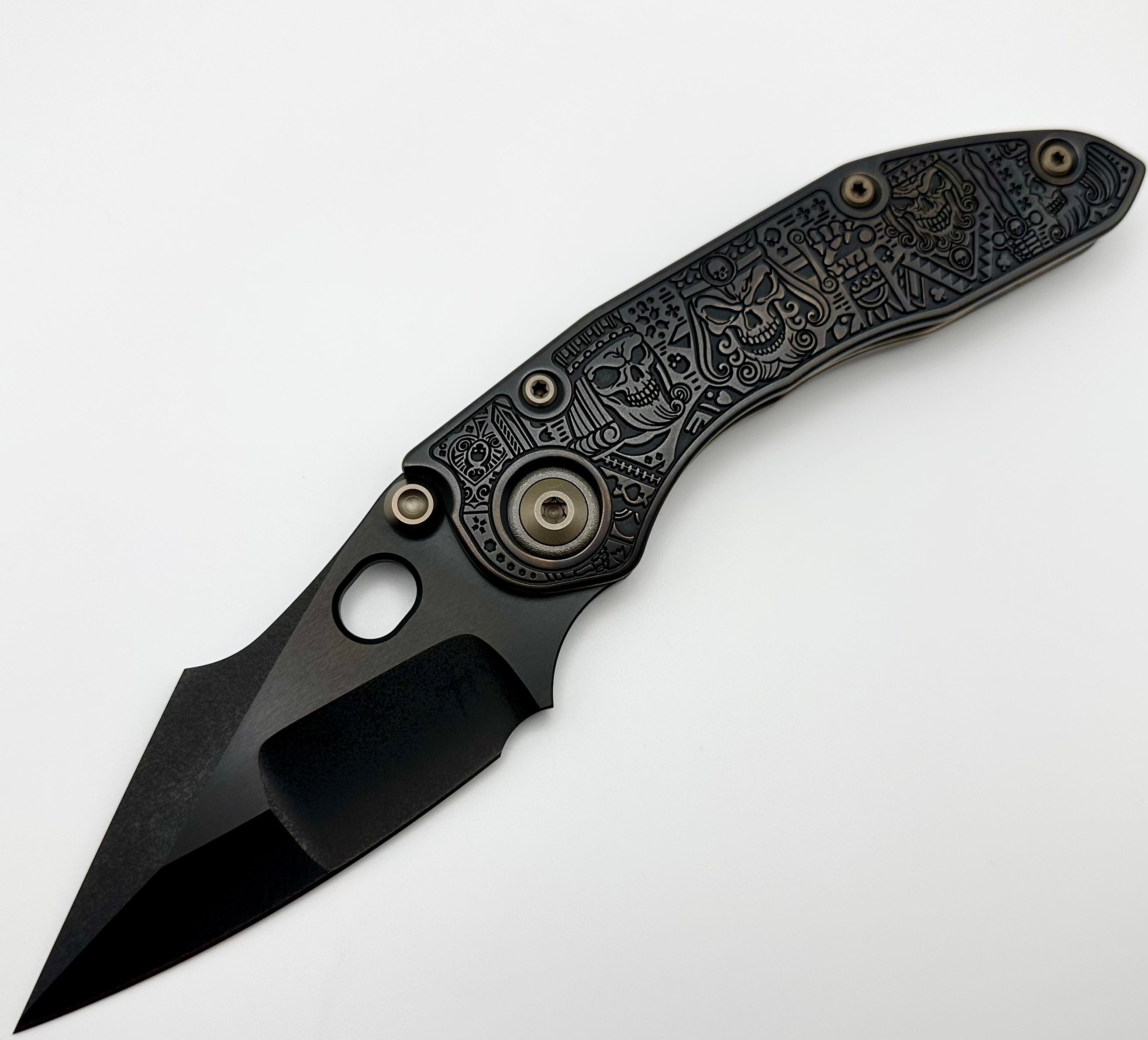 Borka Blades Custom Burnished Kingsman Stitch w/ DLC Compound Grind