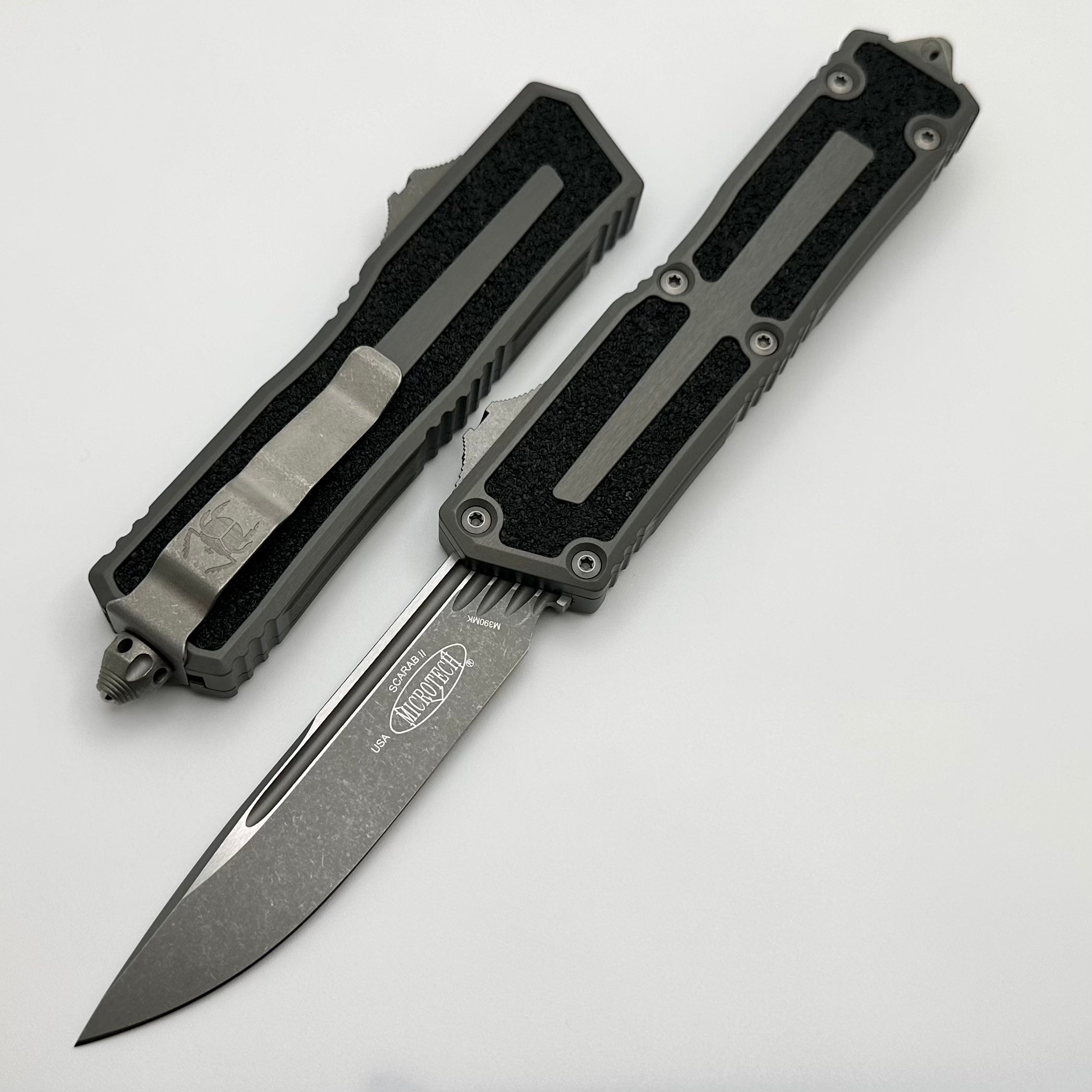Microtech Scarab 2 Gen 3 S/E Natural Clear Apocalyptic Standard 1278-1