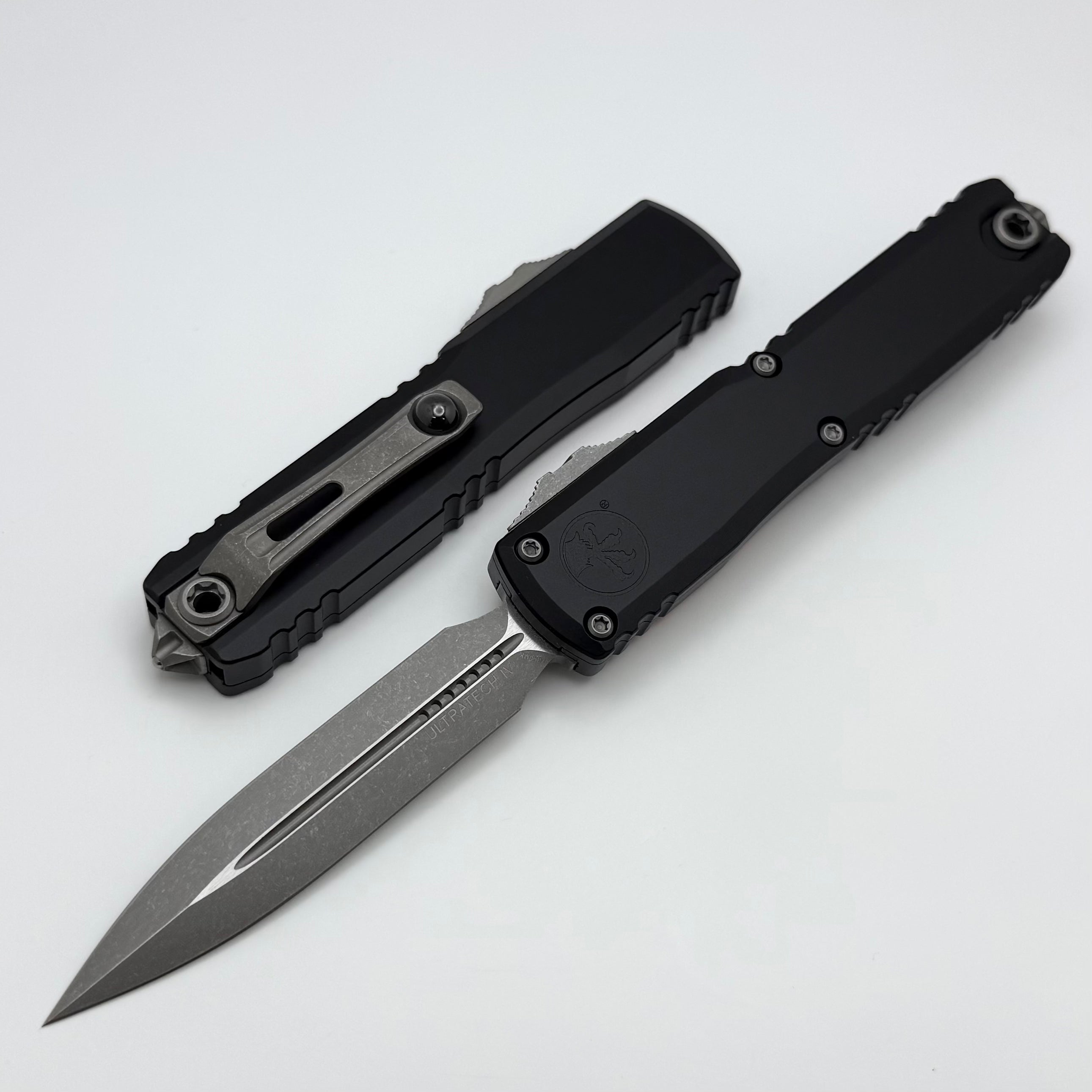 Microtech Ultratech Gen IV D/E Apocalyptic Standard w/ Black Handle 11