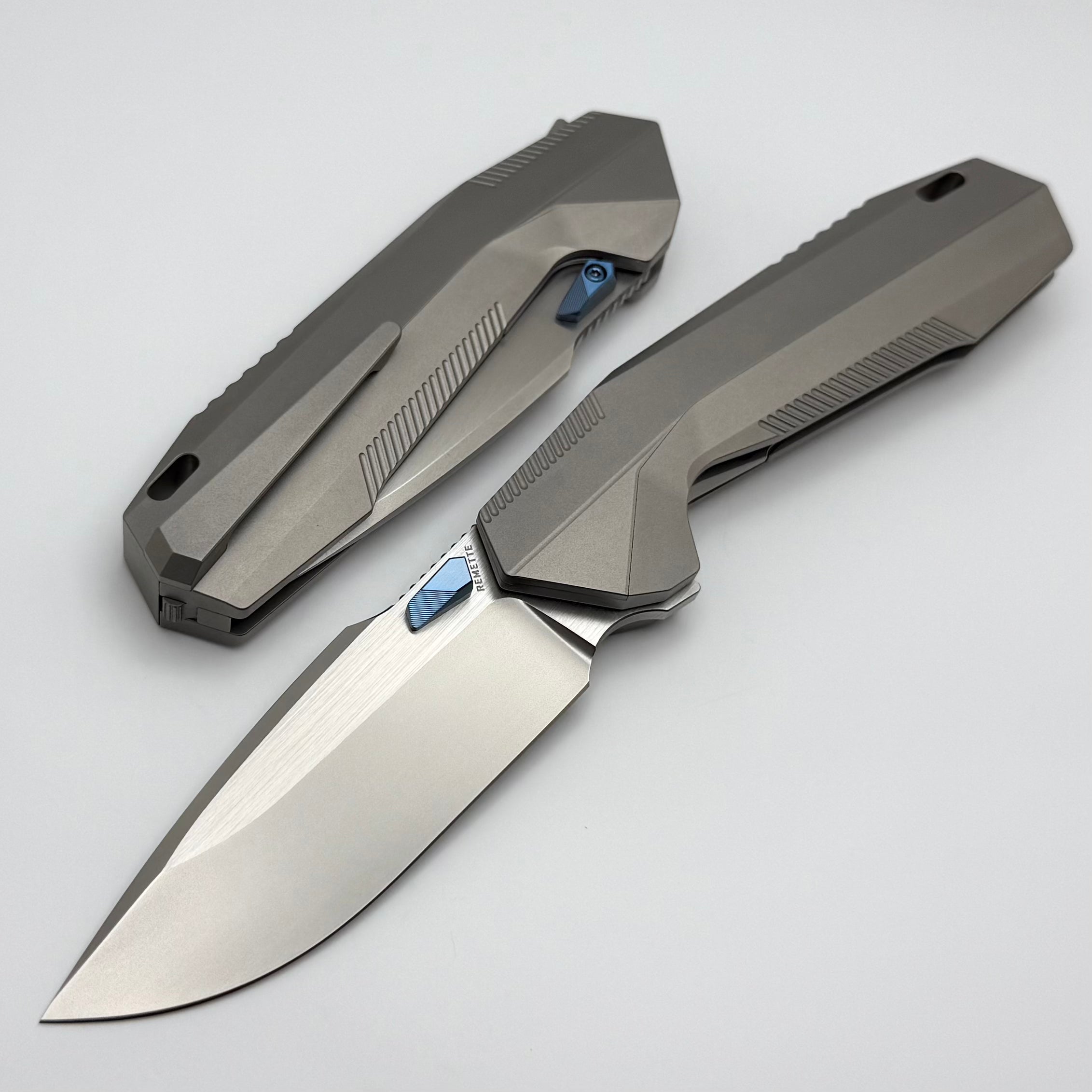 Remette RT WK1 w/ Titanium Handles & Pearlescent M390 WK1-D