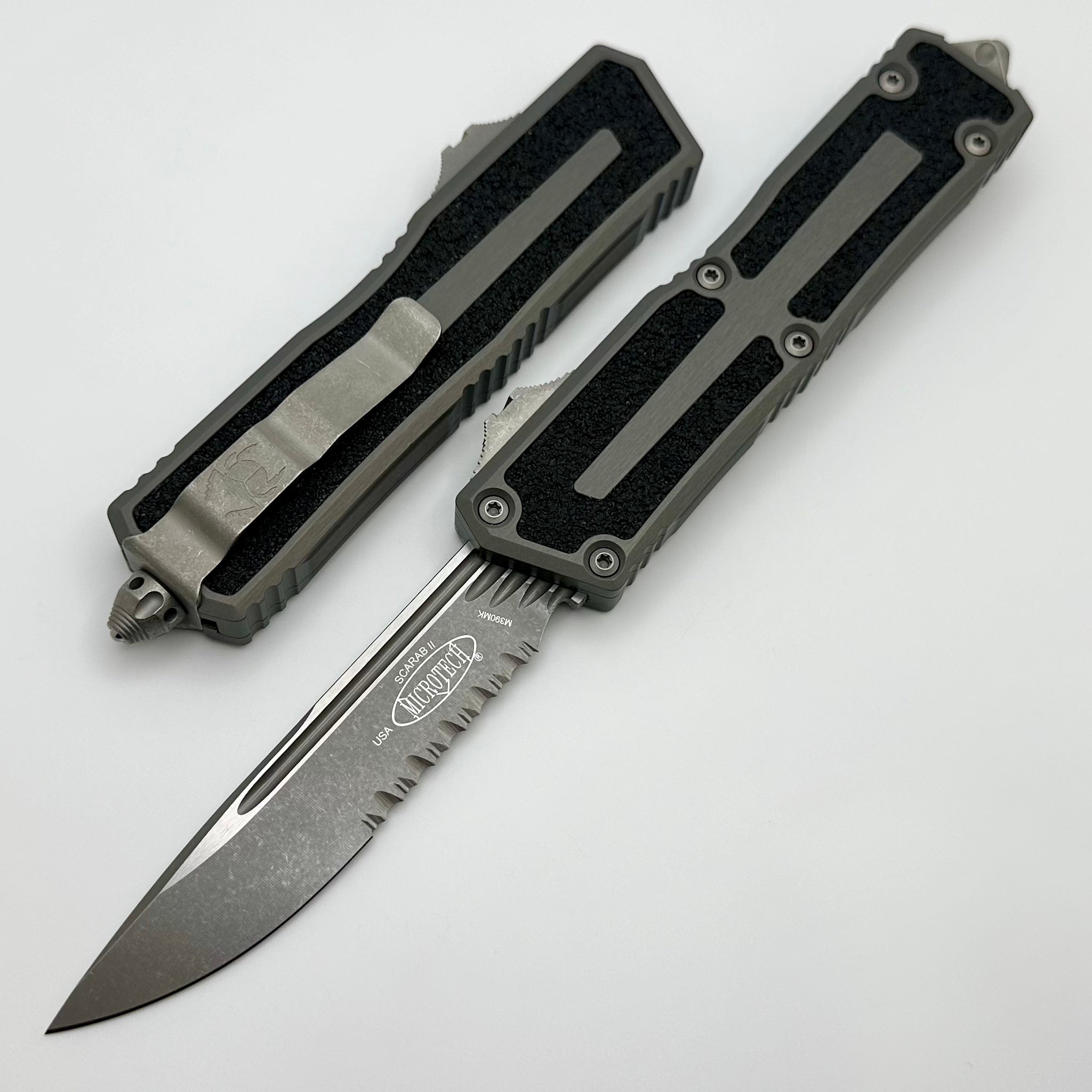 Microtech Scarab 2 Gen 3 S/E Natural Clear Apocalyptic Standard w/ Spi