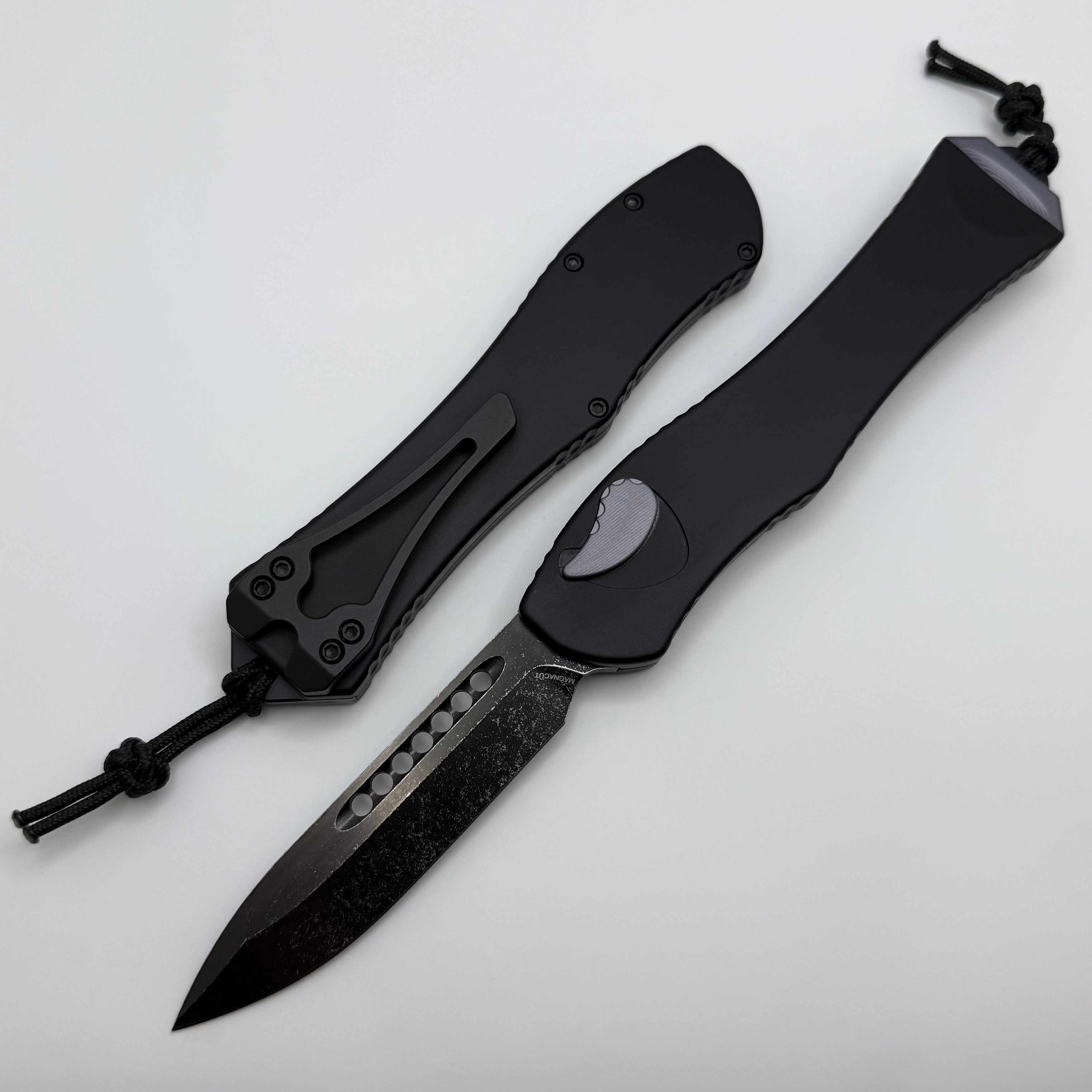 Heretic Hydra V4 Proof Run w/ Black Aluminum Handle & Battleworn DLC S