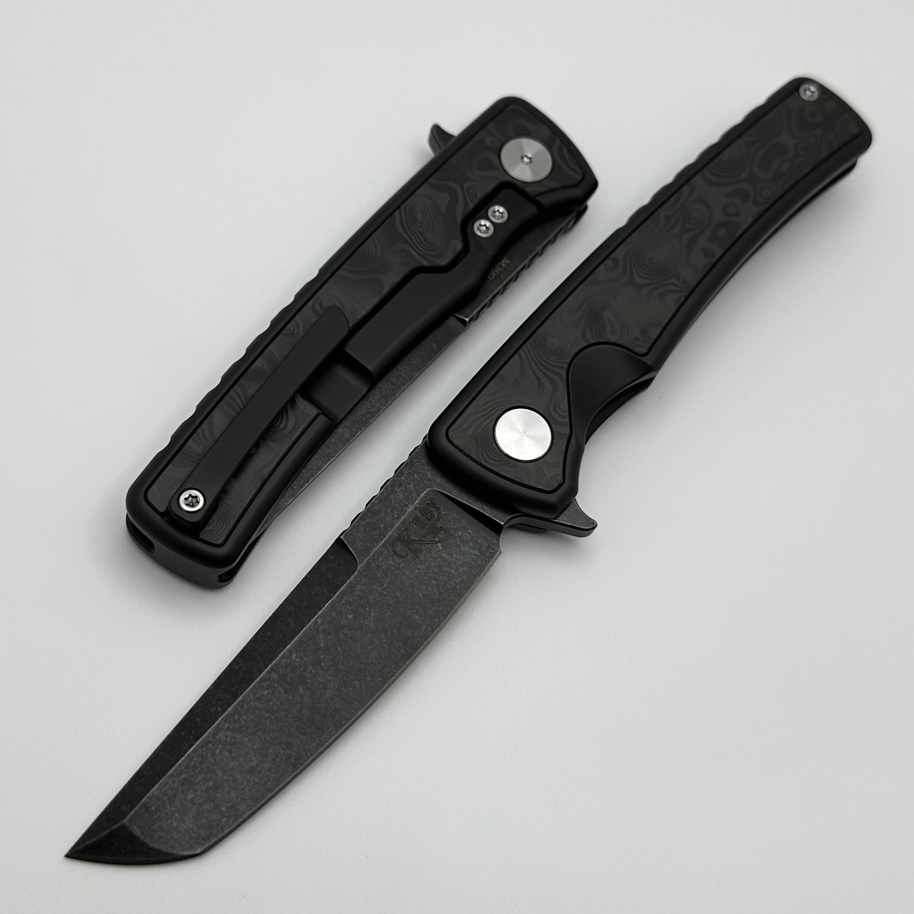Mechforce Kilby Shard Black Titanium Integral Handle w/ Black Dunes Fa