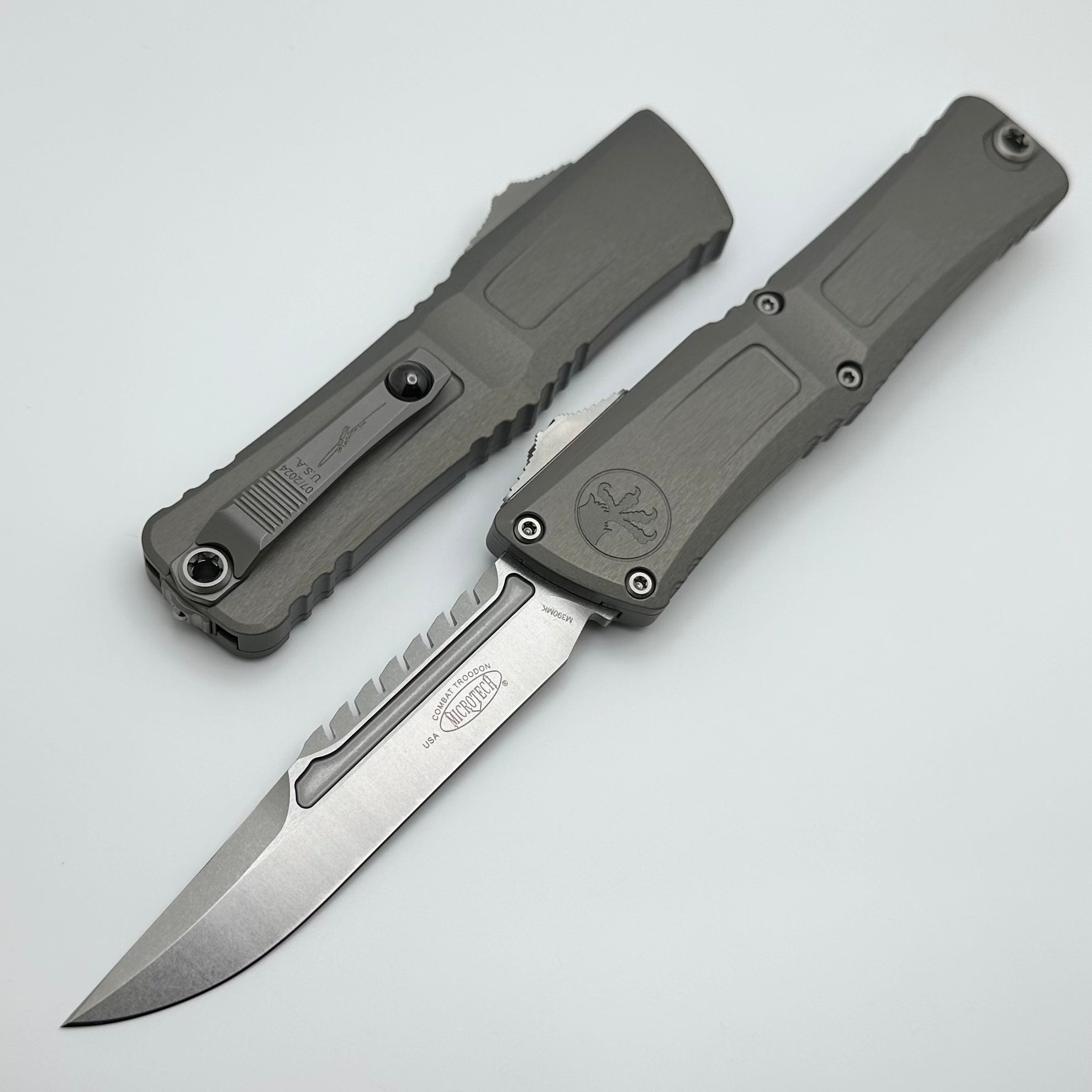 Microtech Knives Combat Troodon Gen III Interceptor Stonewash Natural