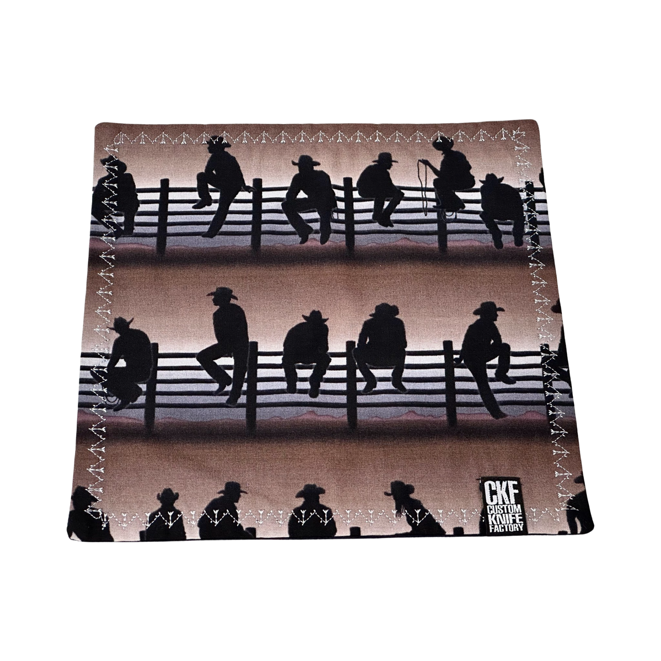 Custom Knife Factory Super EDC Hank Cotton + Micro suede: Fence Sittin