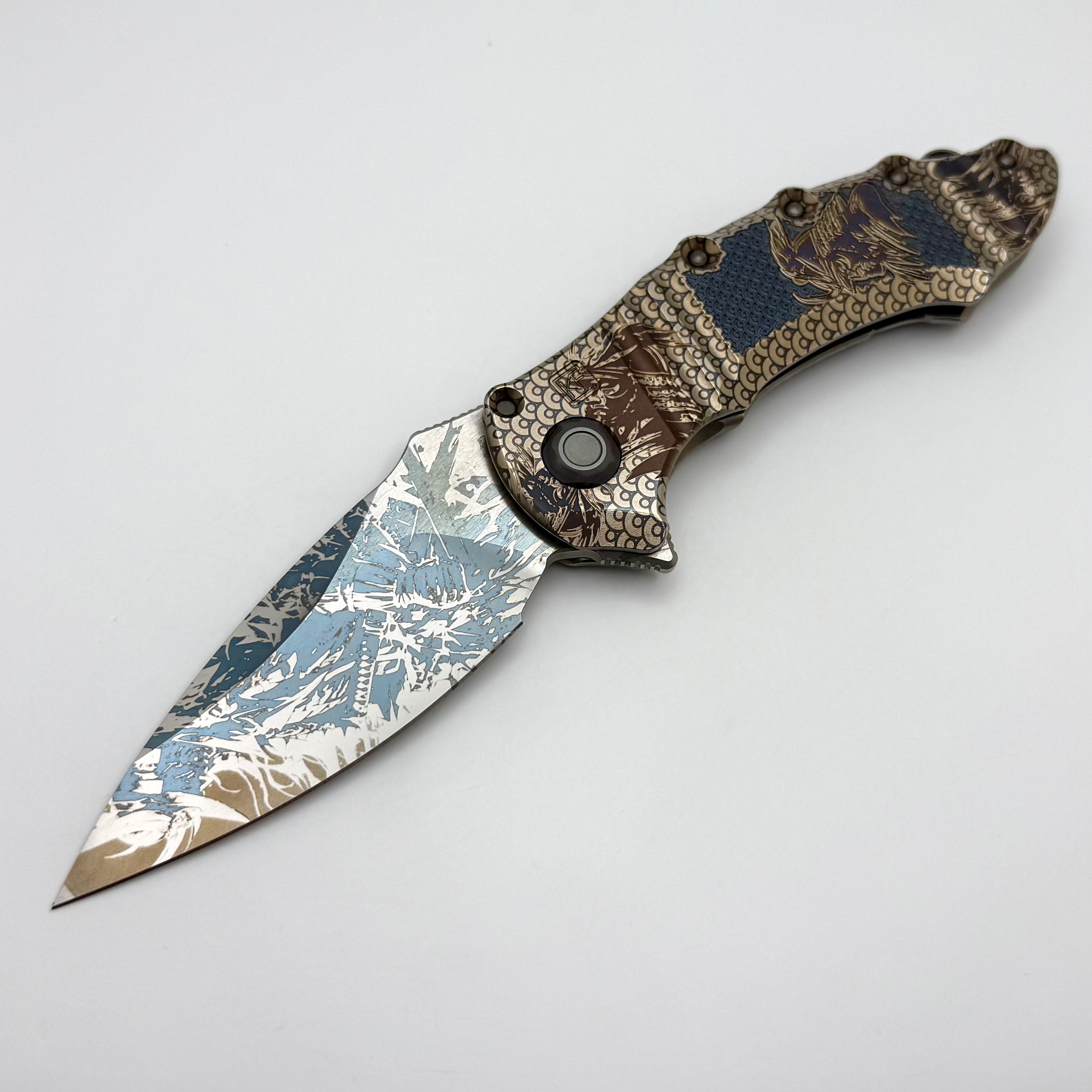 Custom Knife Factory Ecilop-M One Off w/ Titanium & M398