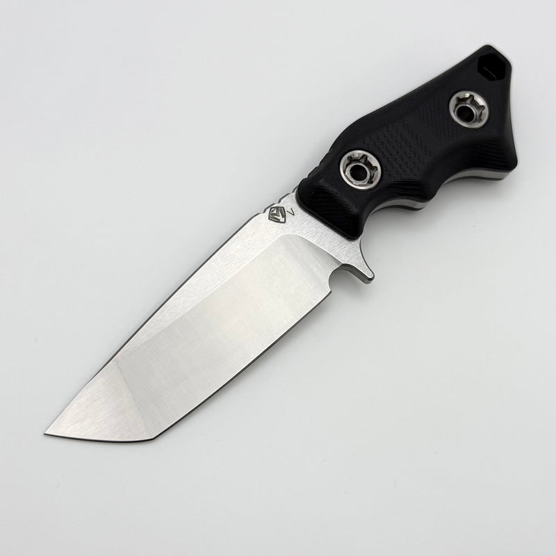 Medford Pro Series Micro Tanto w/ Black G10 Handles & Tumbled 20CV Fix