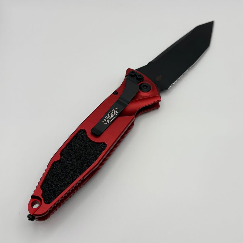 Grenade Blem Microtech Socom Elite Blackout Tanto Edge Part Serrated A