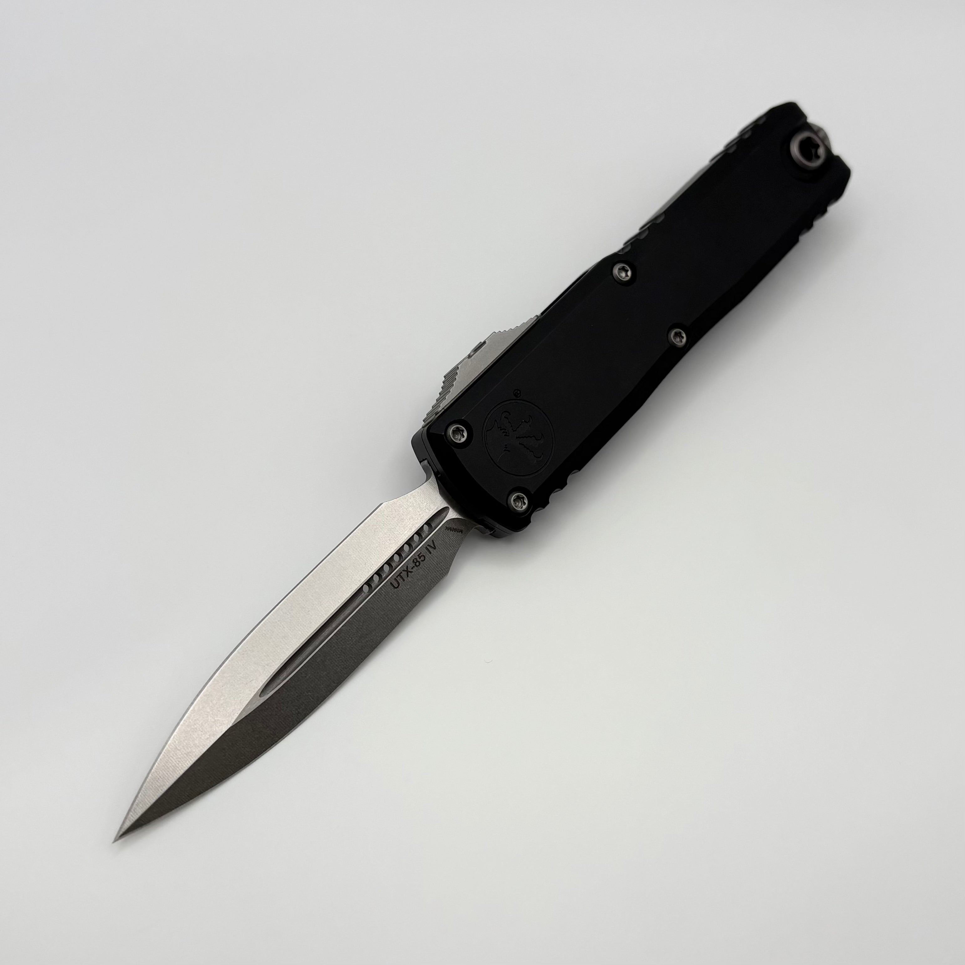 Grenade Blem Microtech UTX-85 Gen IV w/ Black Handle & Stonewash D/E M