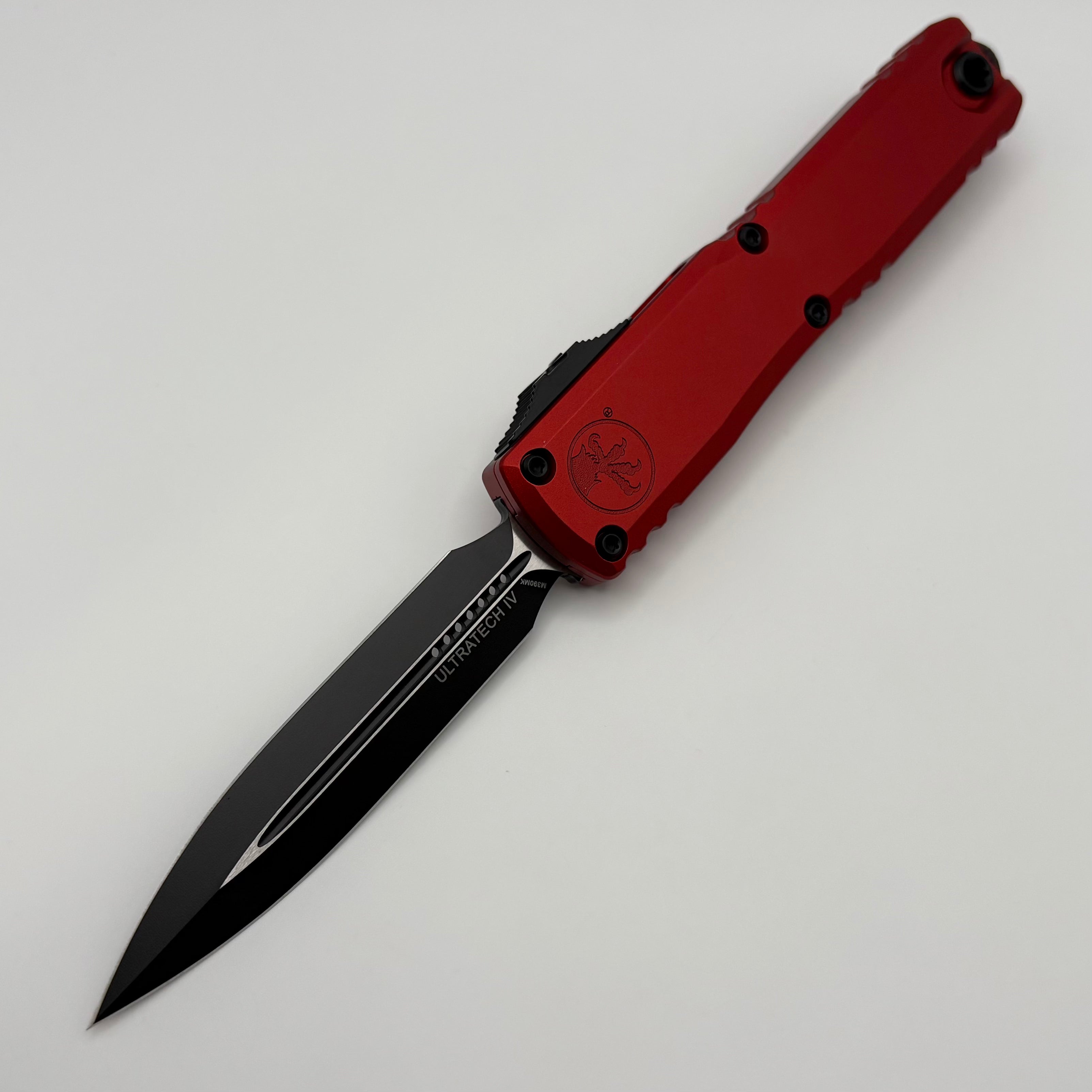 Factory Blem Microtech Ultratech Gen IV D/E Tactical Standard w/ Red H