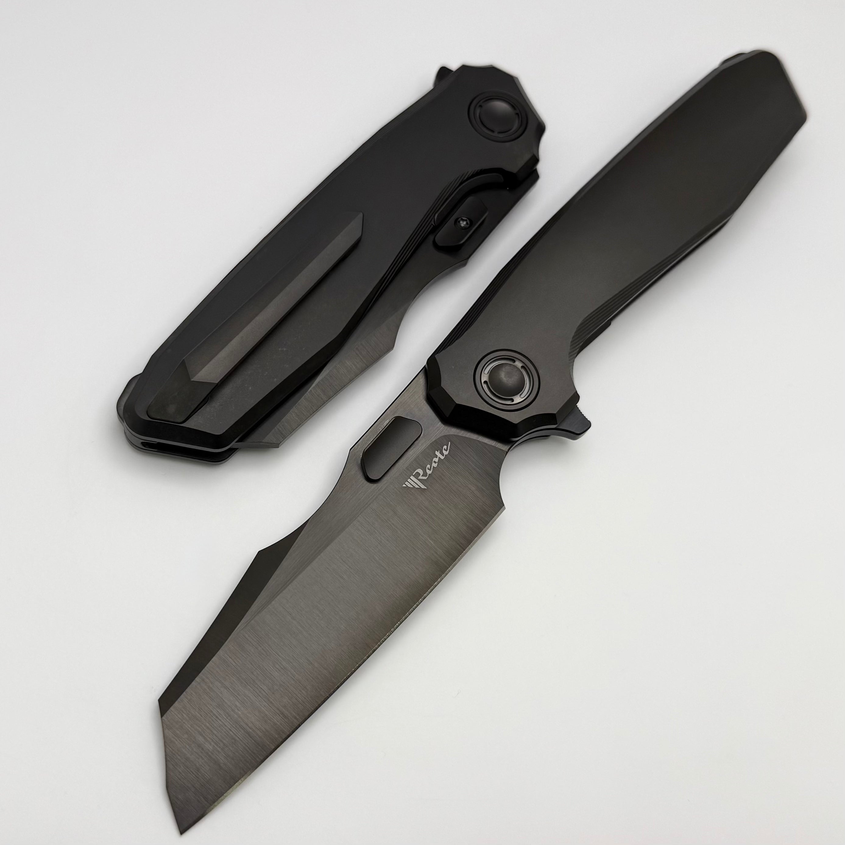 Reate Knives Mantis DLC Titanium Handles w/ DLC Elmax