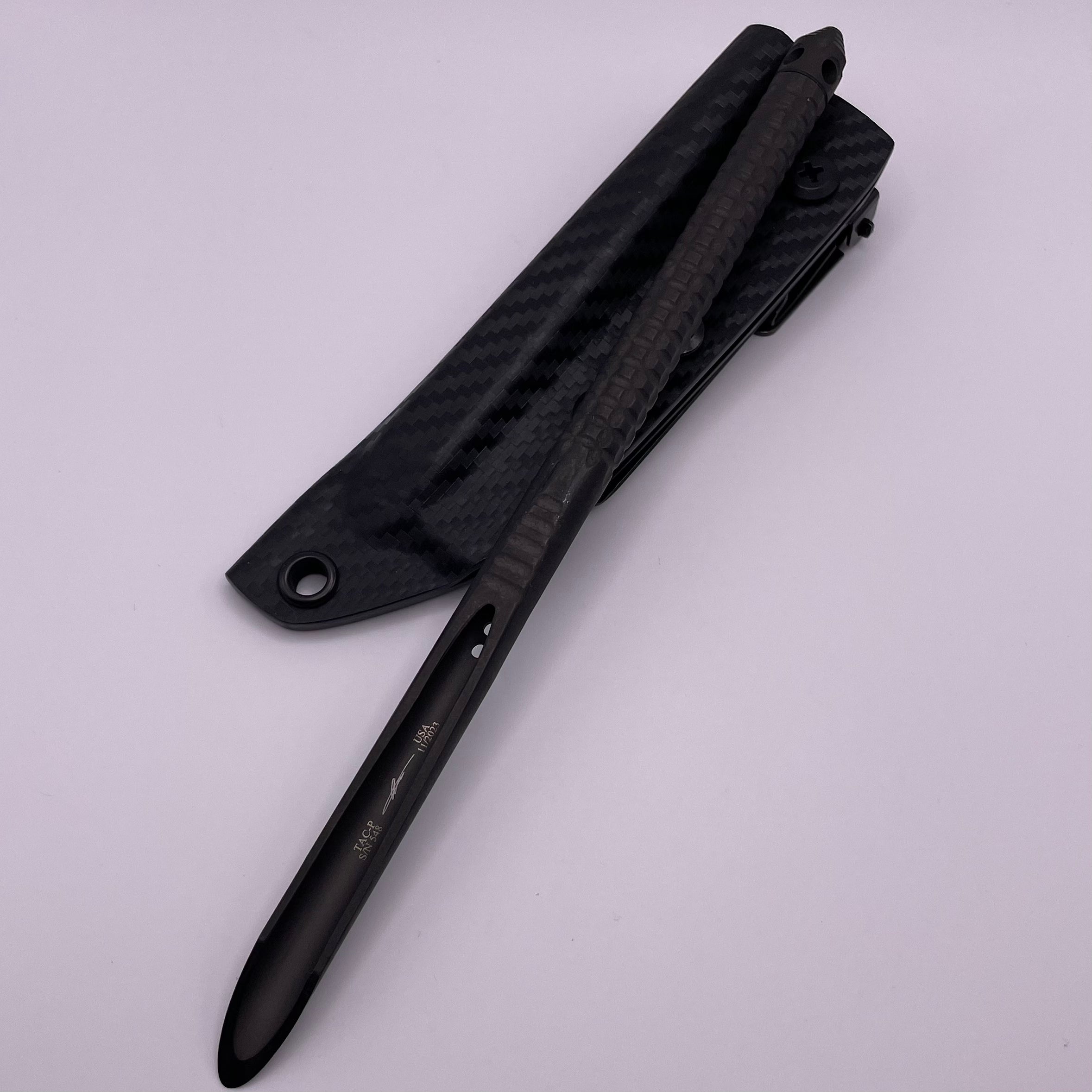 Microtech TAC-P DLC Signature Series with Glass Breaker 112-1DLCTS Pre