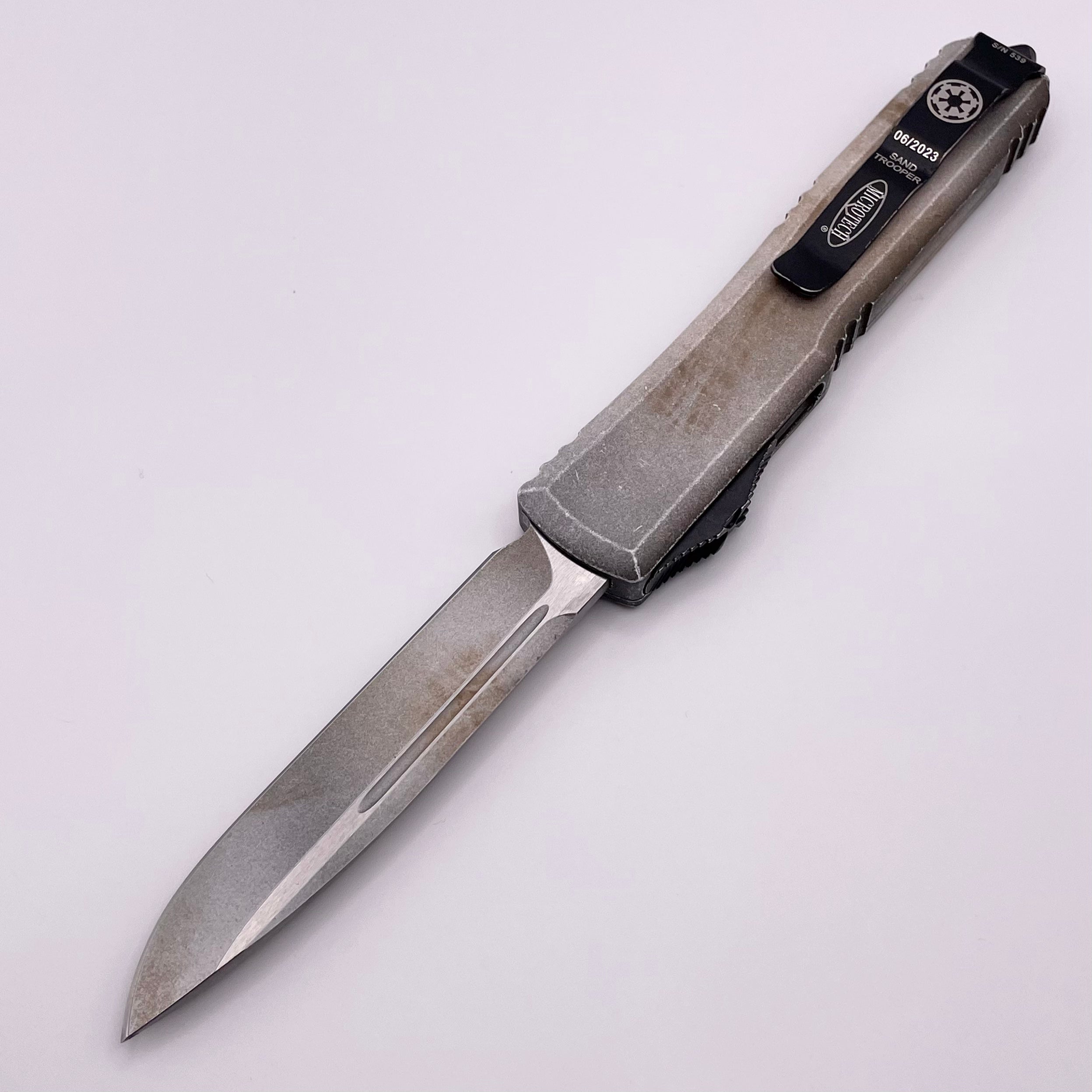 Pre Owned Microtech Ultratech Sand Trooper S/E Single Edge Signature S
