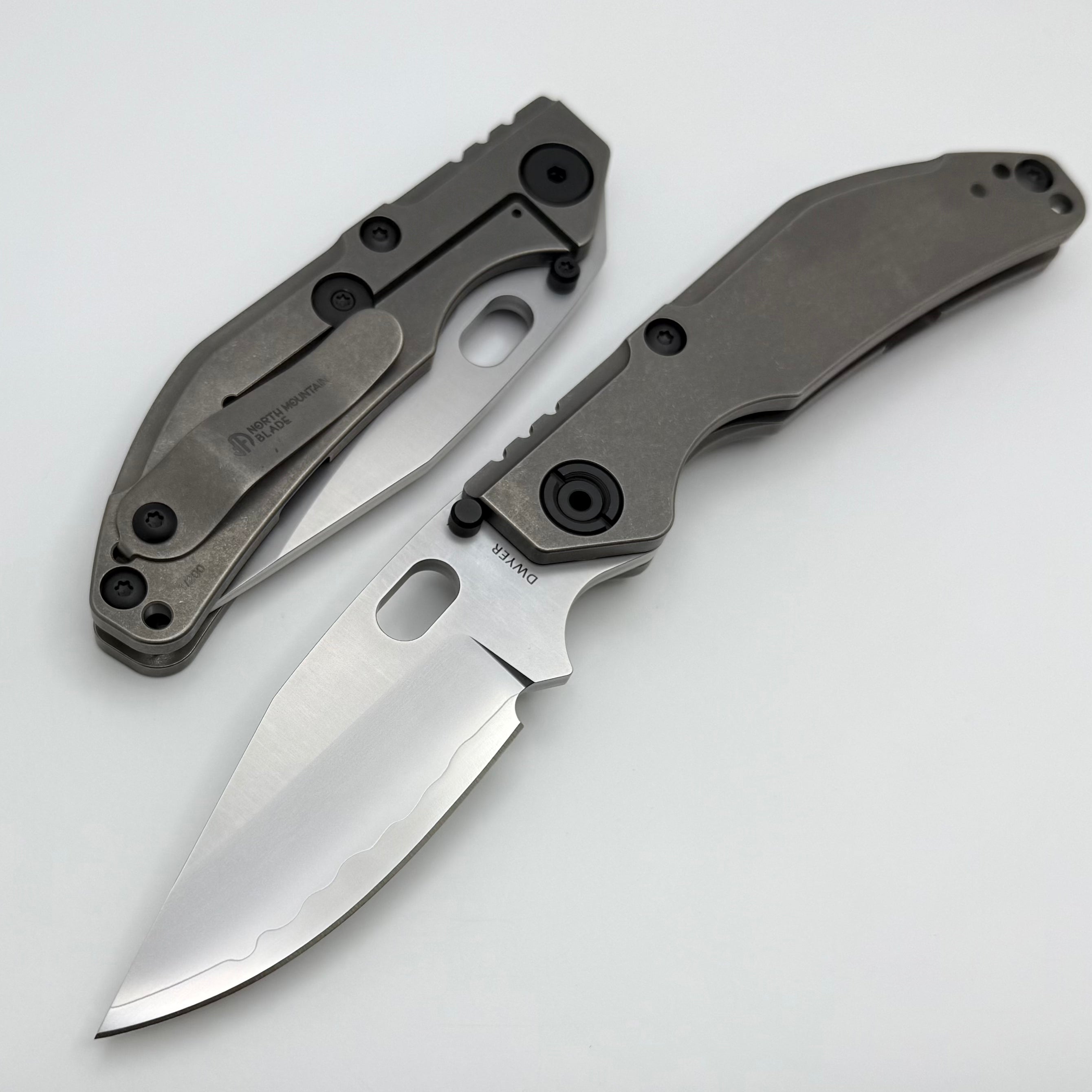 North Mountain Blade BBNM w/ Titanium Handles & Bowie SLD