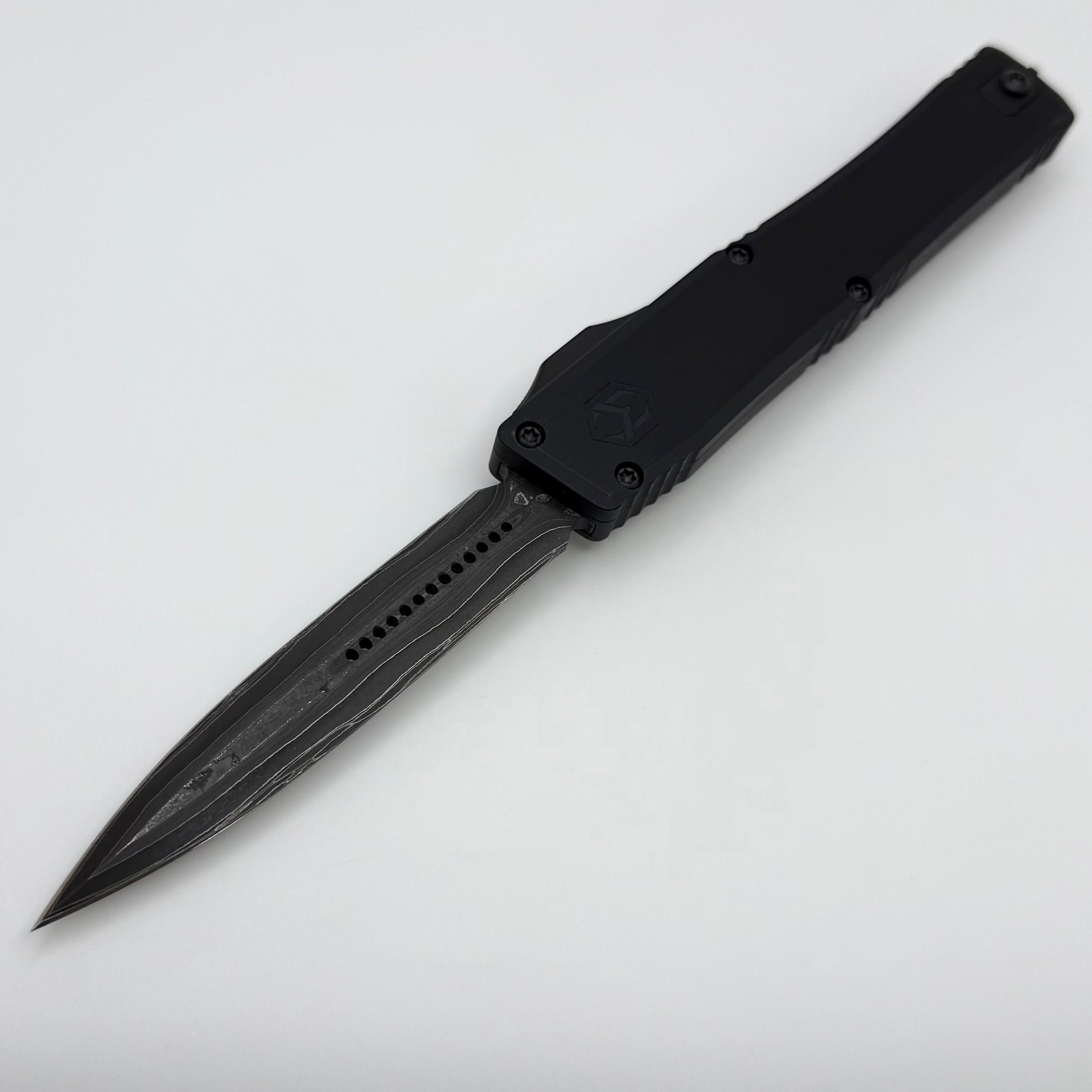 Heretic Custom NYX Hefted Aluminum Handle w/ Mother of Pearl Inlaid Bu