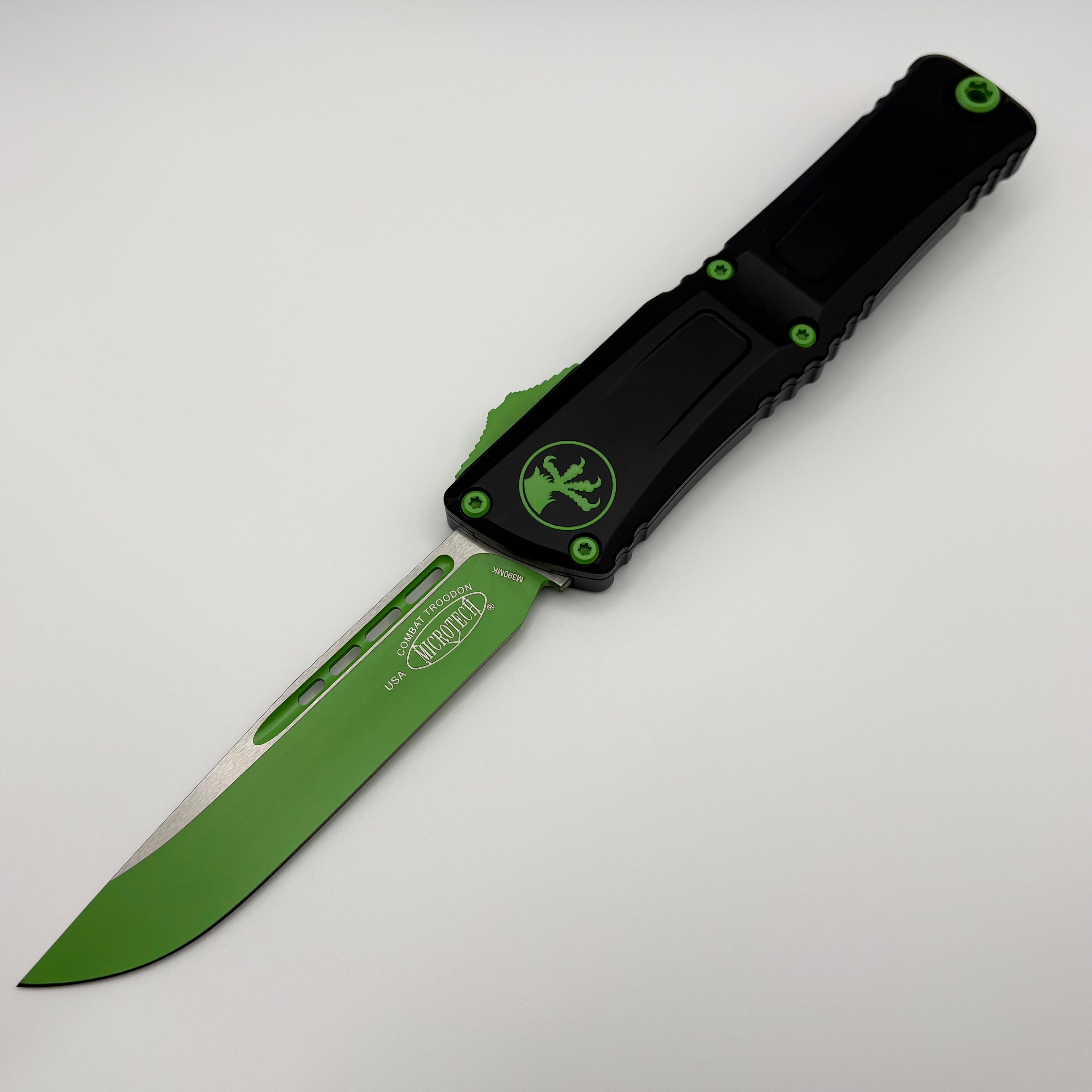 Factory Blem Microtech Knives Combat Troodon Gen III Green Mamba S/E 1