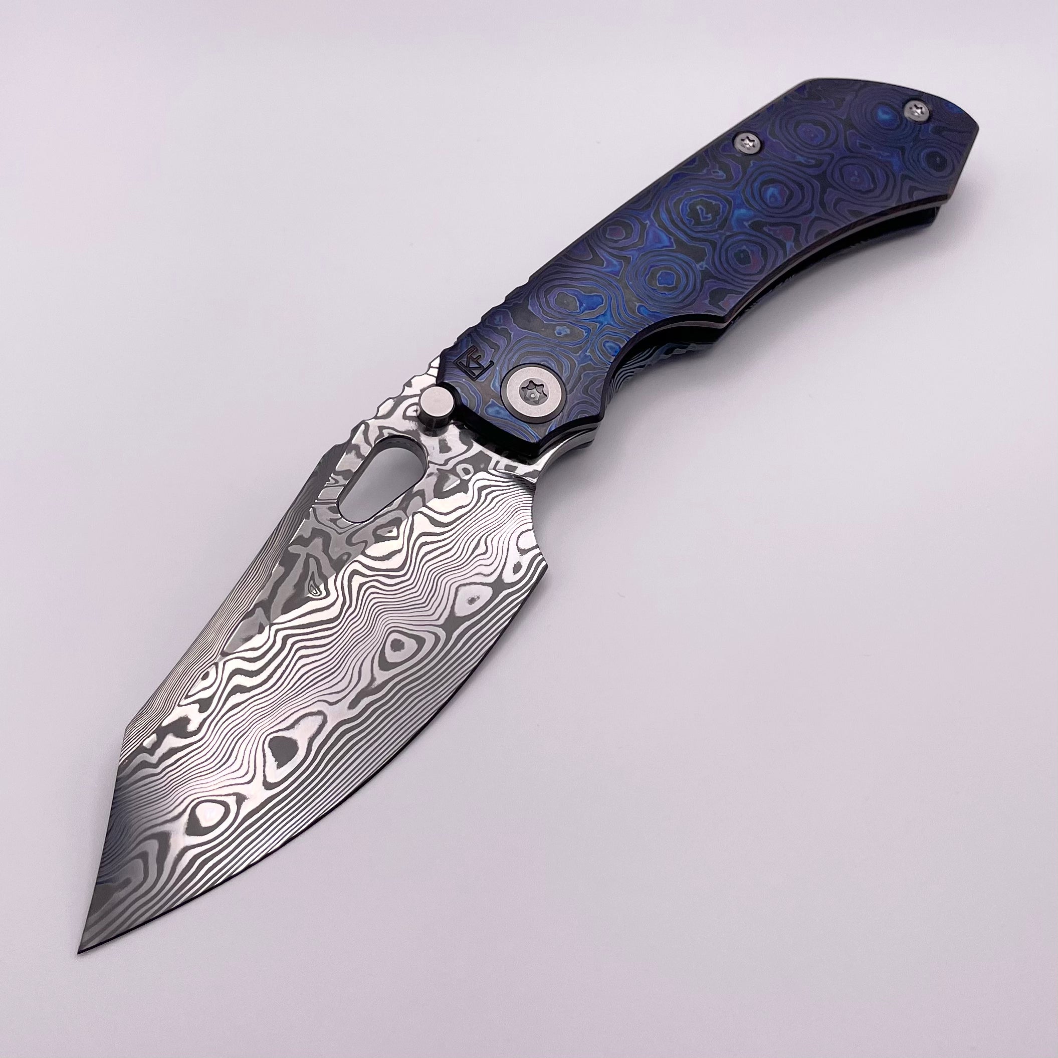 BLEMISH Custom Knife Factory Rotten Design Evo 4.0 Zircuti Handles & D