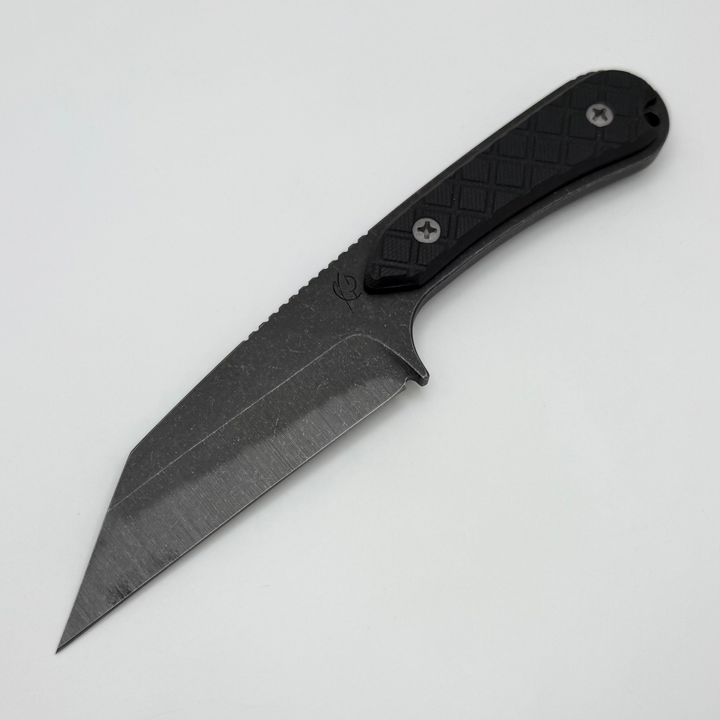 Scorpion 6 VCM Fixed Blade w/ Black G-10 Handles & 1075 #6