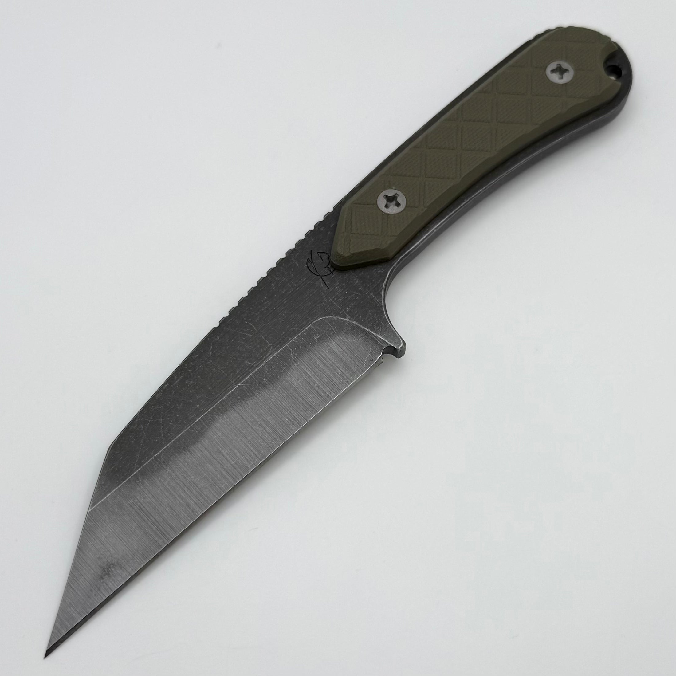 Scorpion 6 VCM Fixed Blade w/ OD Green G-10 Handles & 1075 #3