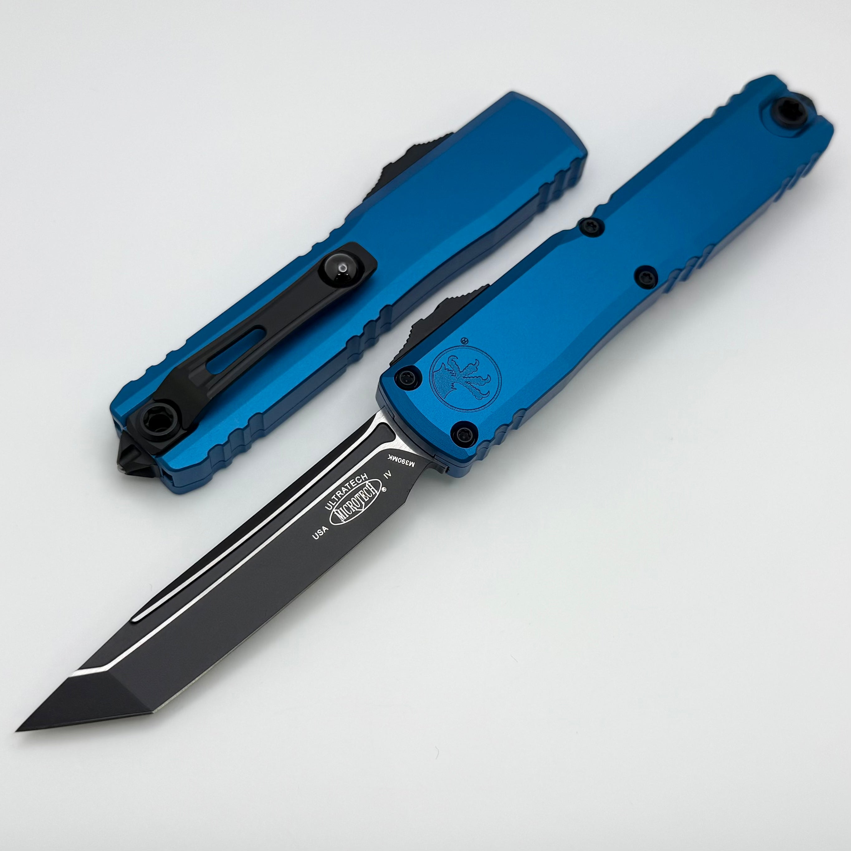 Microtech Ultratech Gen IV T/E Tactical Standard w/ Blue Handle 11234-