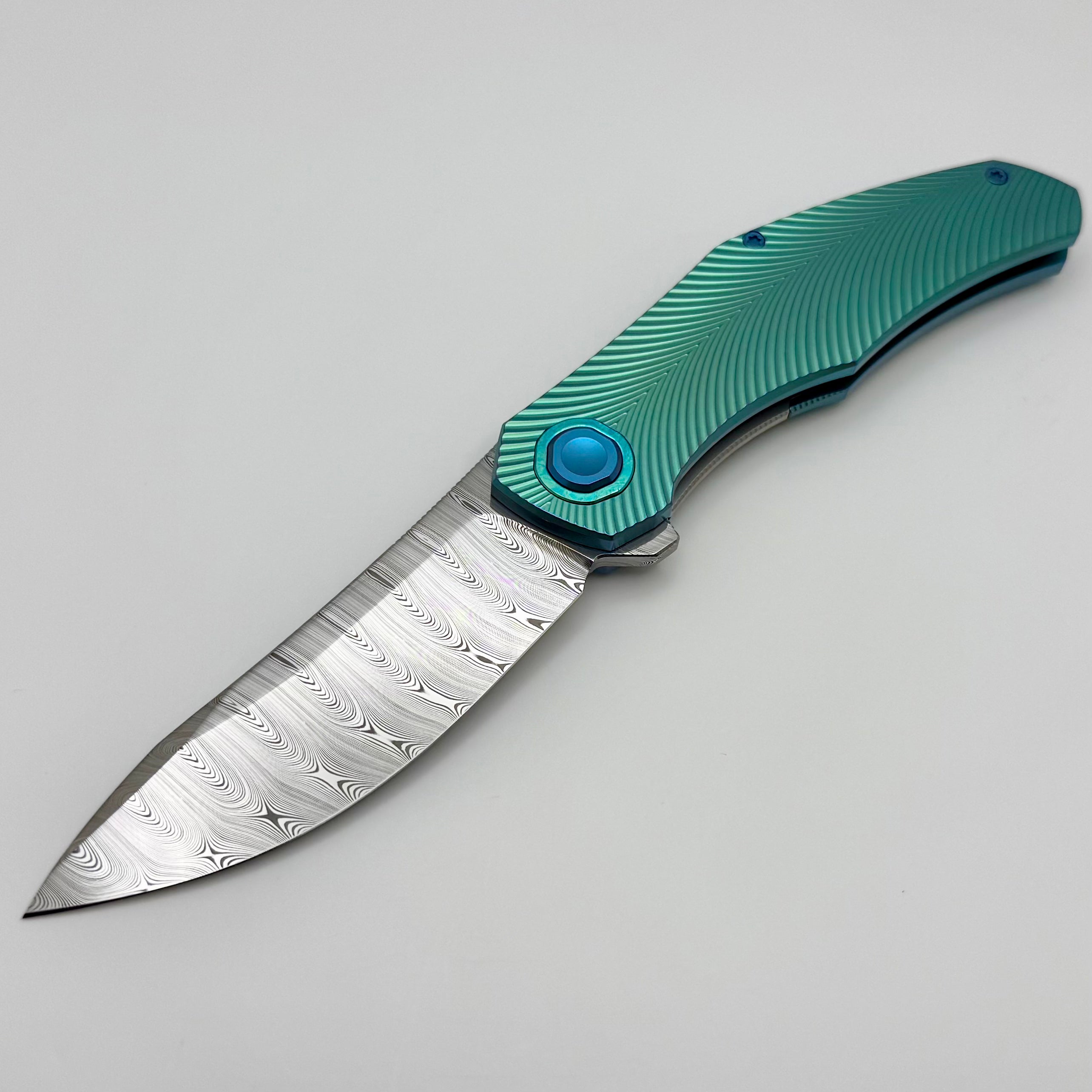 Holt Bladeworks Renegade w/ Titanium Feather Burnished Handles & Damas