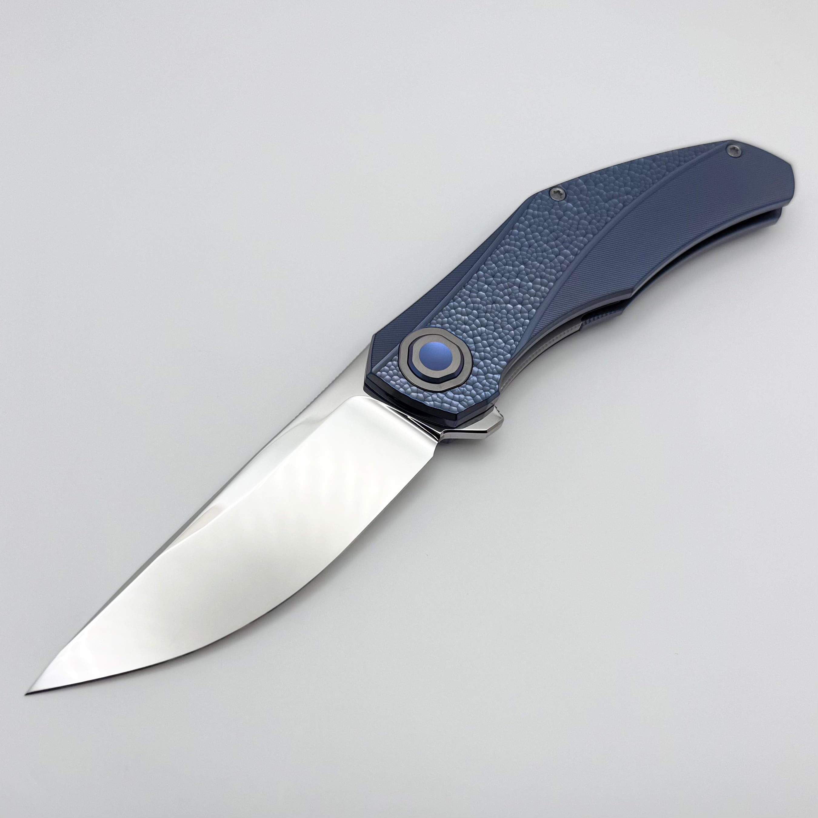 Holt Bladeworks Renegade w/ Titanium Hammered Burnished Handles & M390