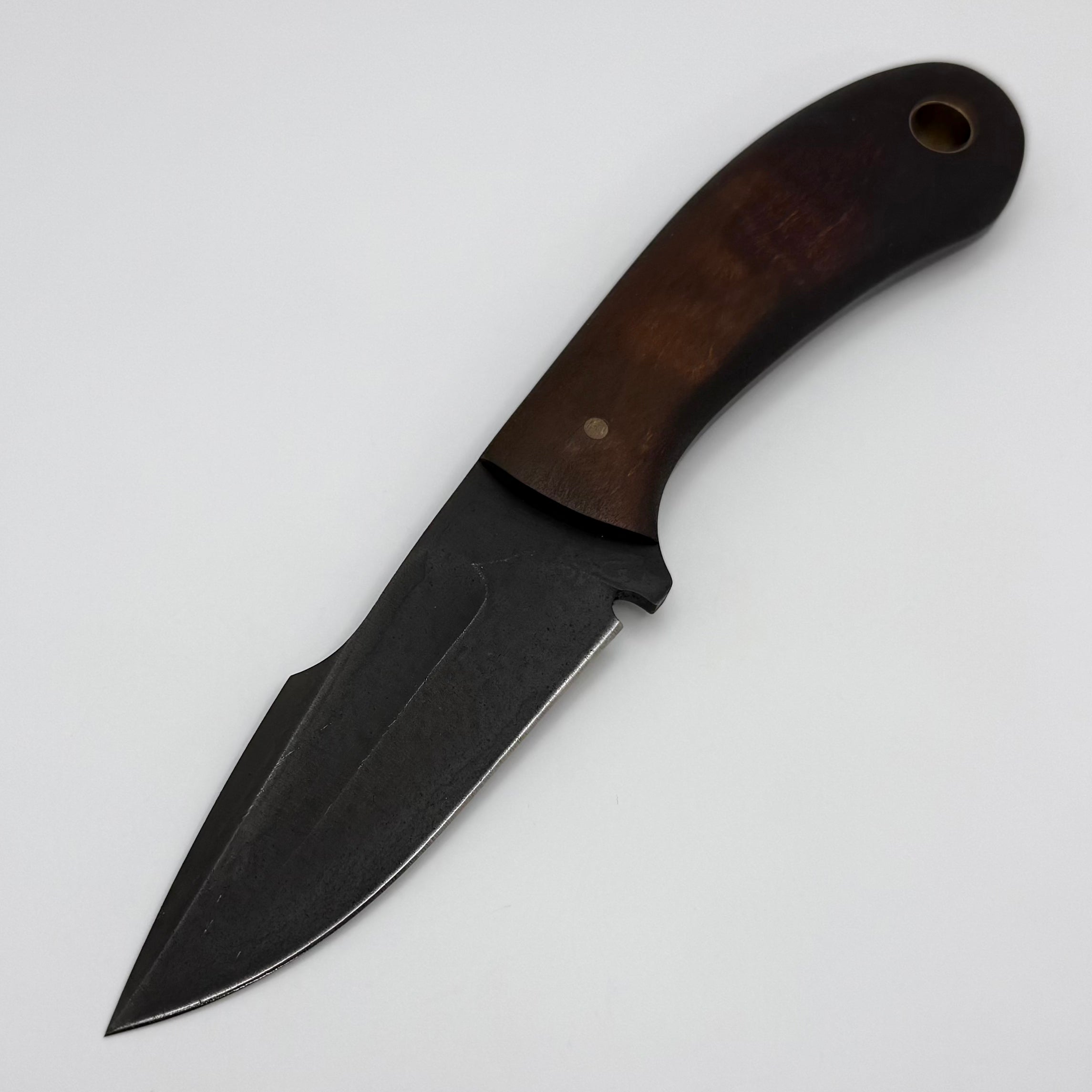 Primitive Woodsman EDC Fixed Blade w/ Wood Handles (Consignment)
