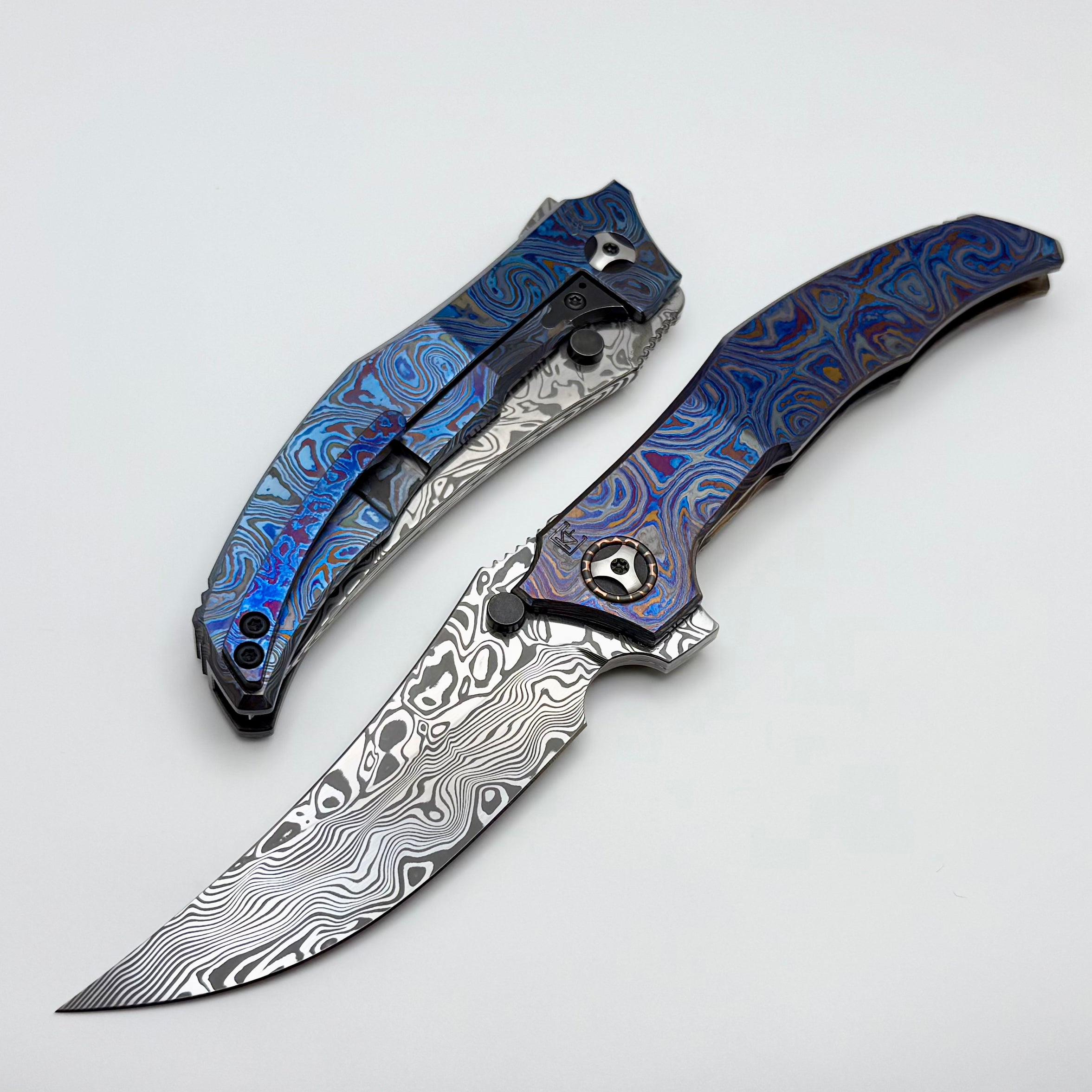 Custom Knife Factory Persian Full Dress ZircuTi Integral w/ Supercondu