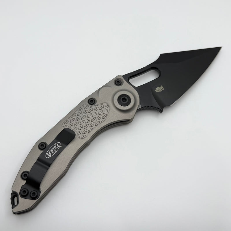 Grenade Blem Microtech Borka Stitch Natural Clear Black Standard 169-1