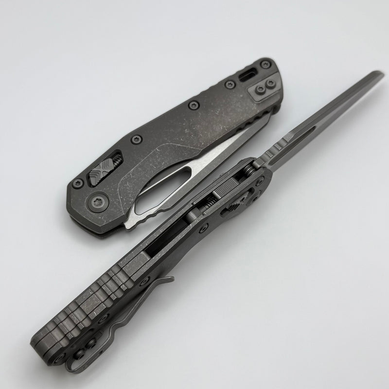Microtech Marfione Select MSI RAM LOK Titanium Handles & Apocalyptic M