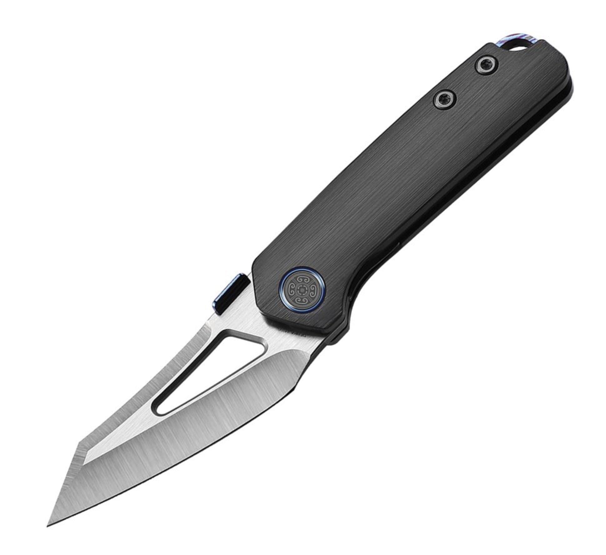 Cavol Denka Black titanium Handles w/ Timascus Backspacer/Thumb Disk