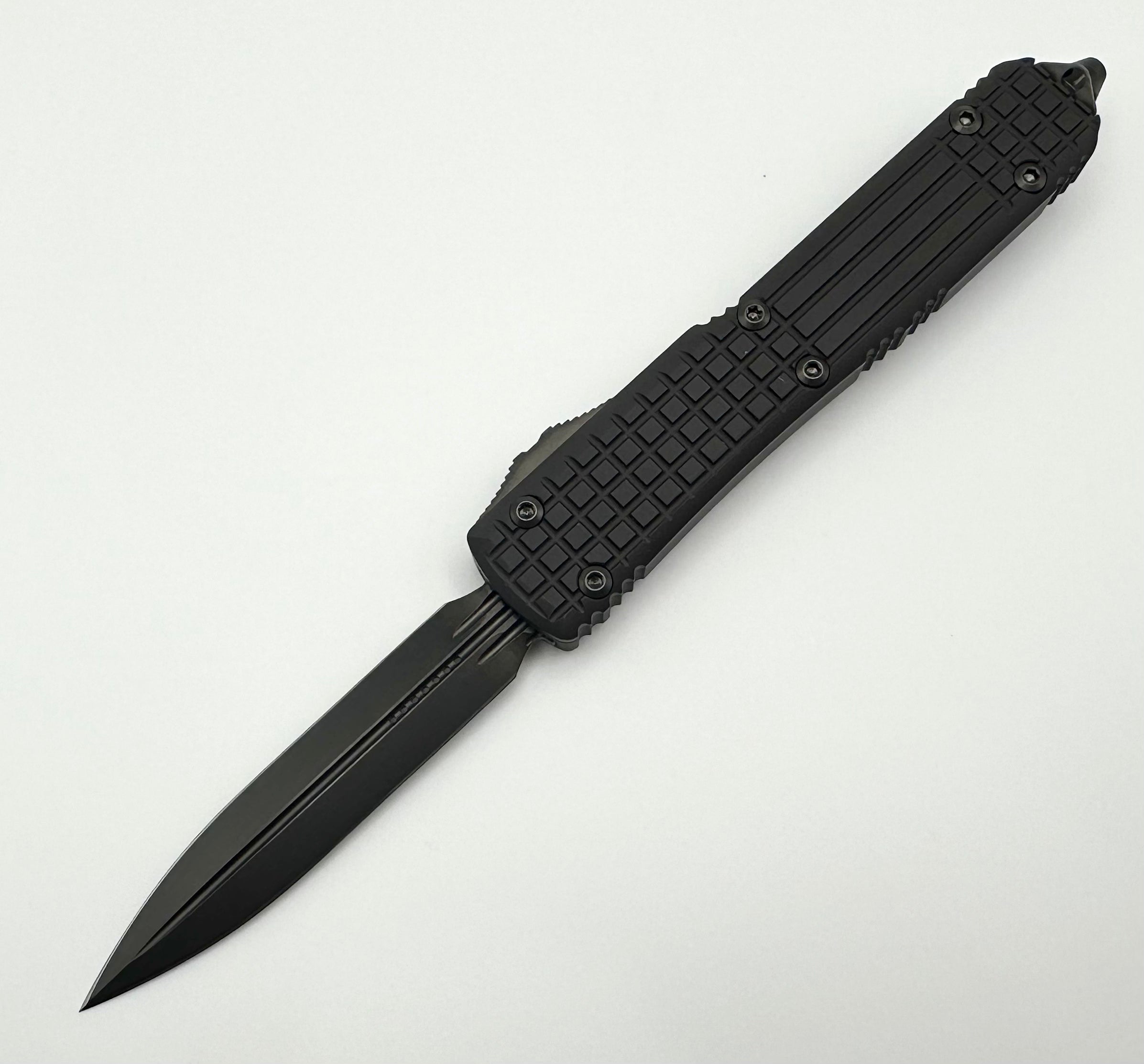 Microtech Ultratech Delta Frag Fluted DLC D/E & DLC Hardware w/ Nickel