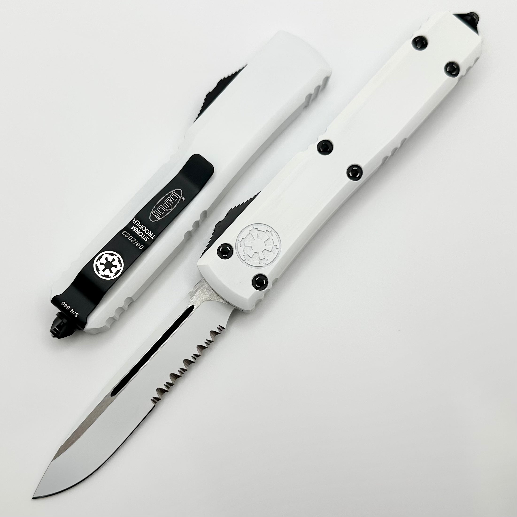 Microtech Ultratech Single Edge Storm Trooper Partial Serrated 121-2ST