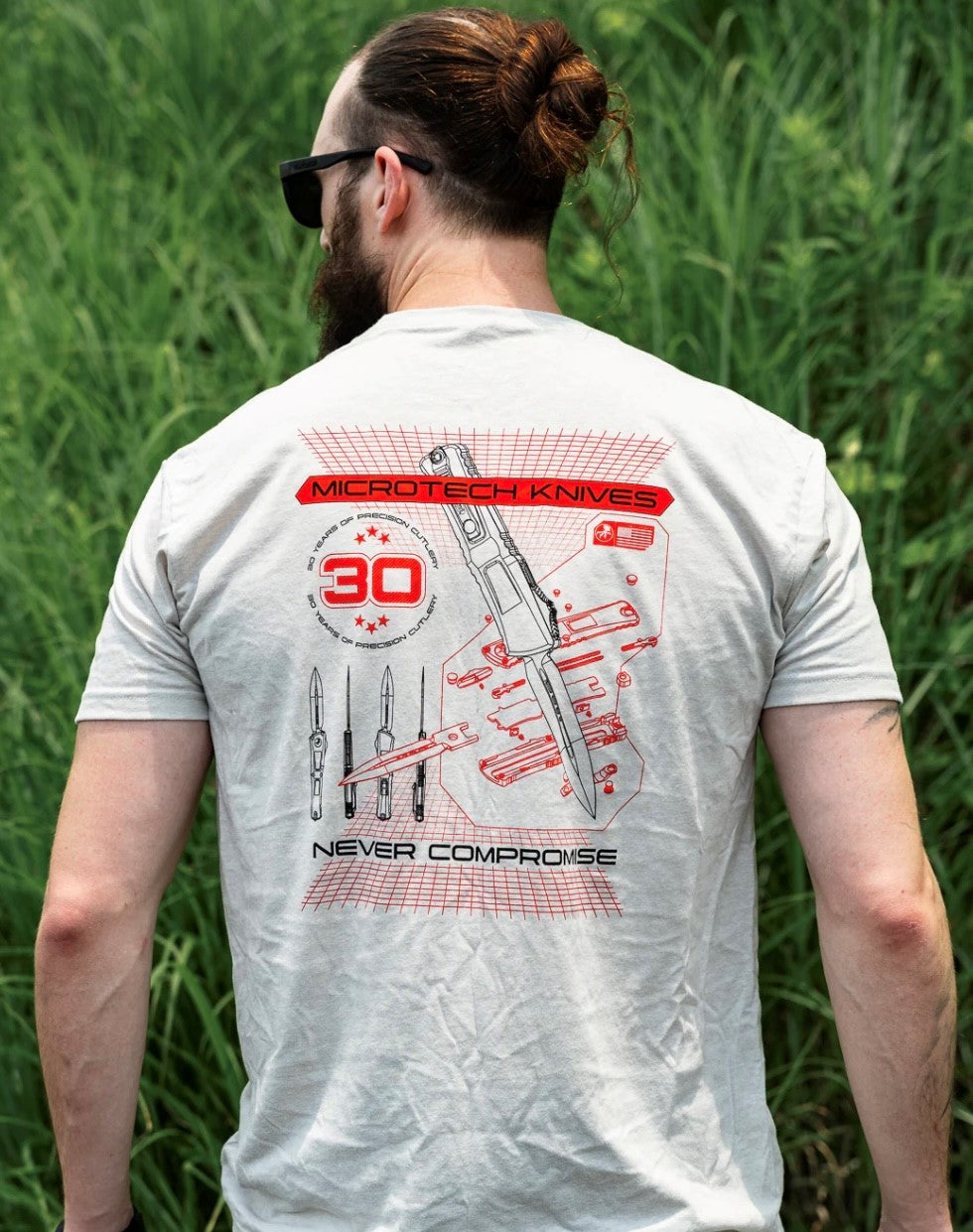 Microtech 30th Anniversary Cream Crew Neck T-Shirt