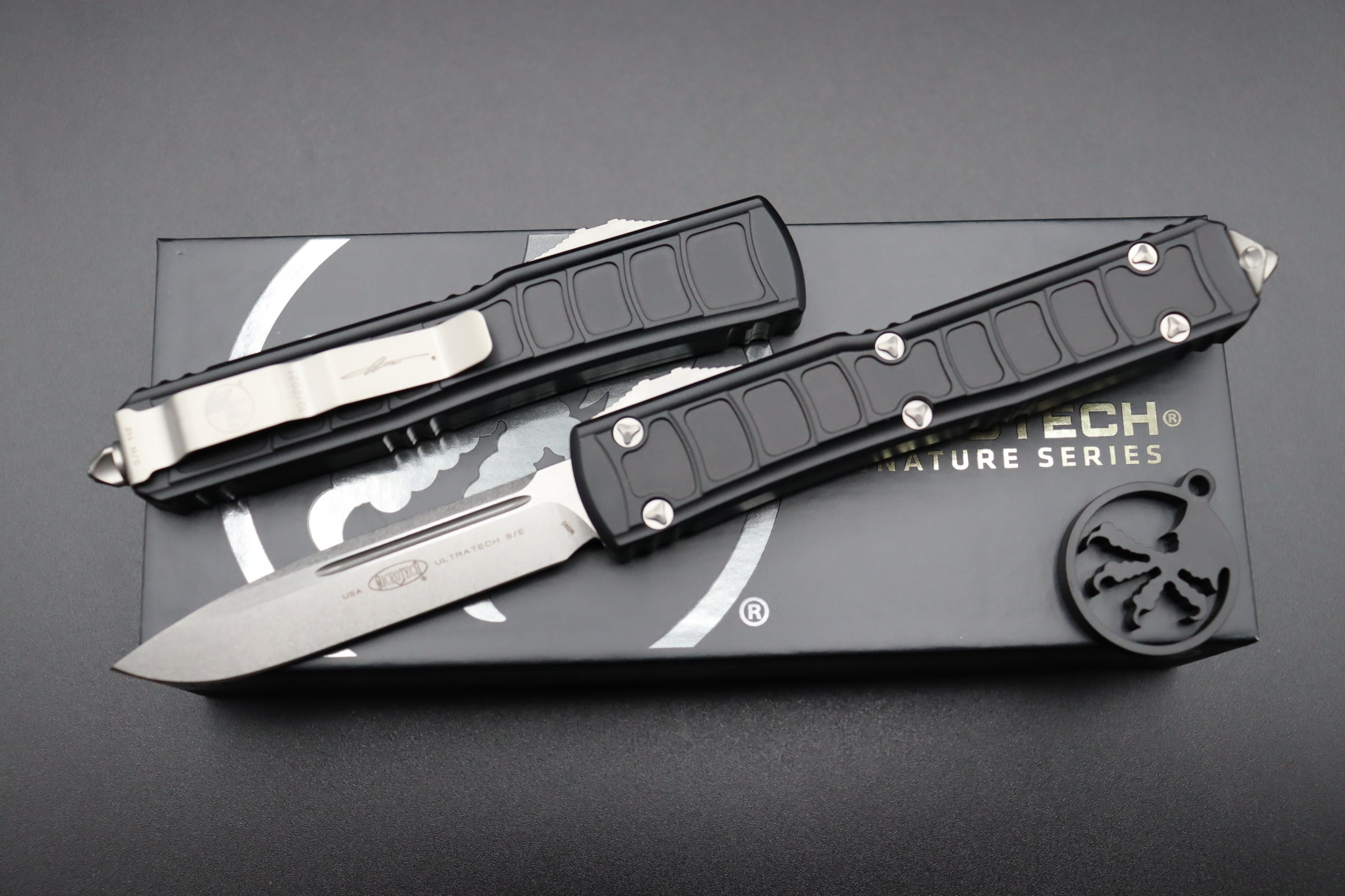 Microtech Ultratech 2 S/E Signature Series Stonewash Standard 121II-10