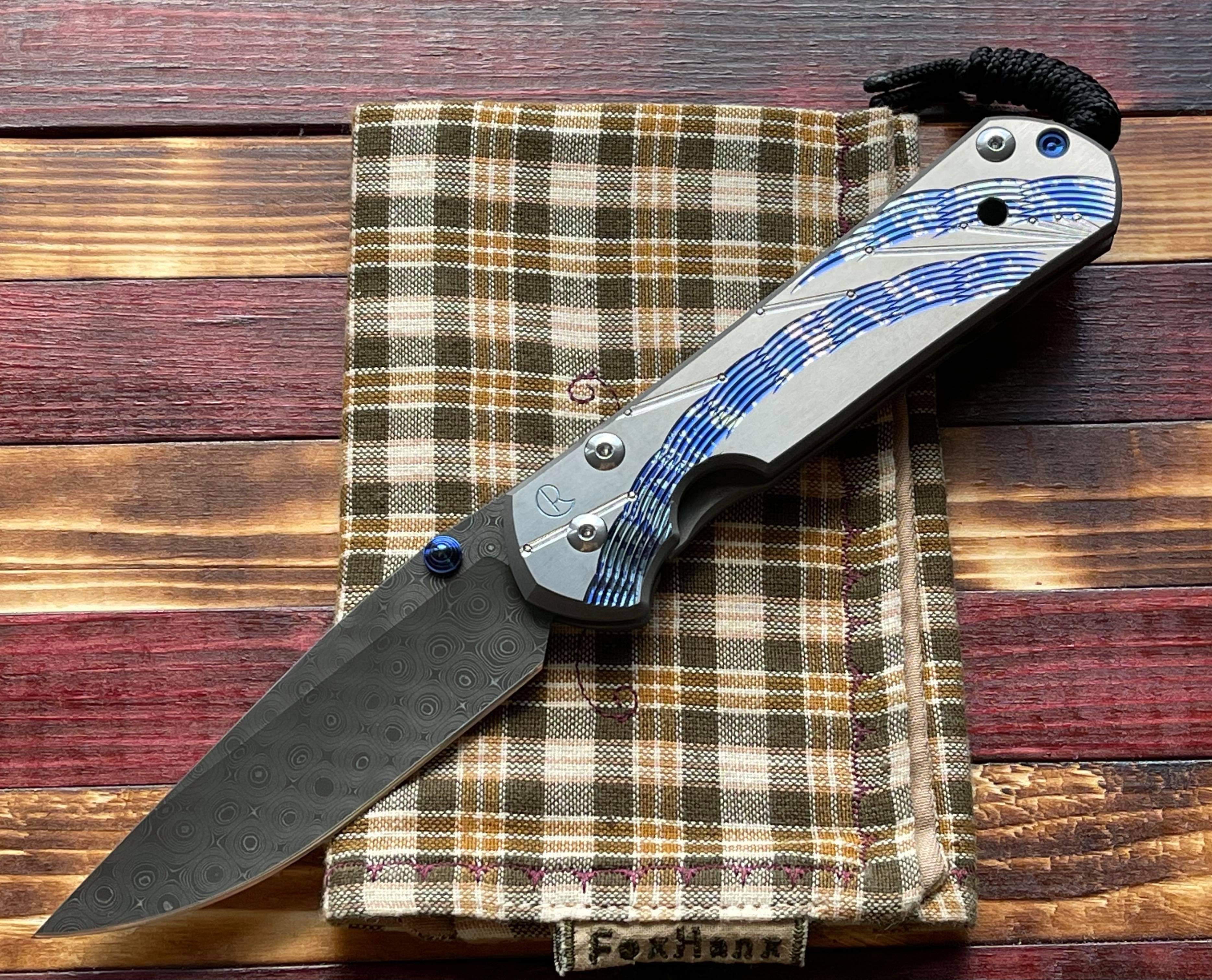 Chris Reeve Large 21 Sebenza Unique Graphic Damascus