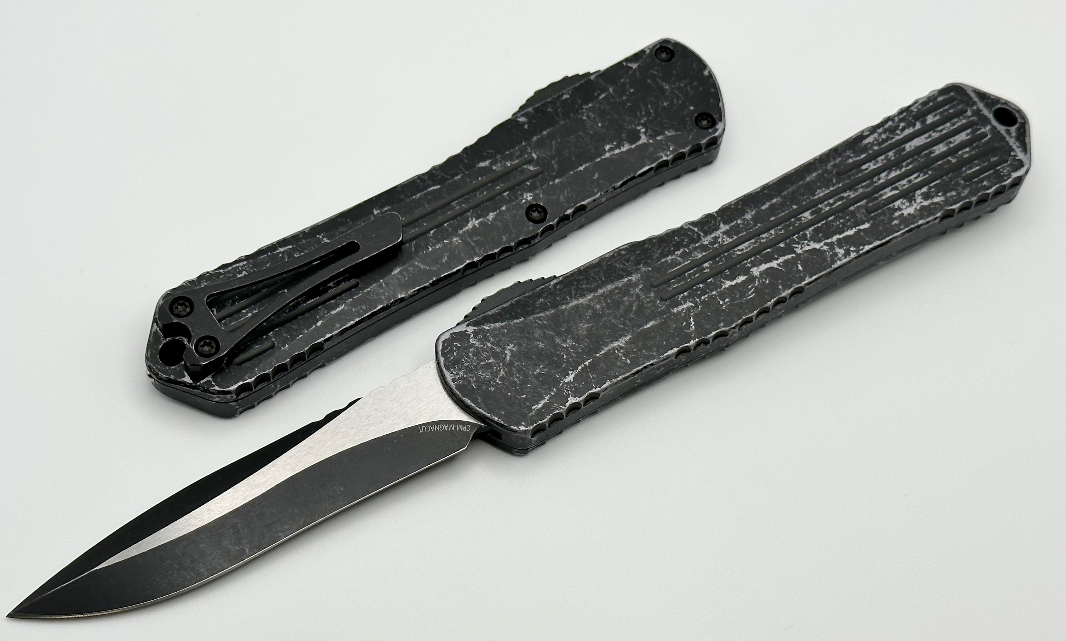 Heretic Knives Manticore X Breakthrough Gray & Two Tone Battleworn Bla