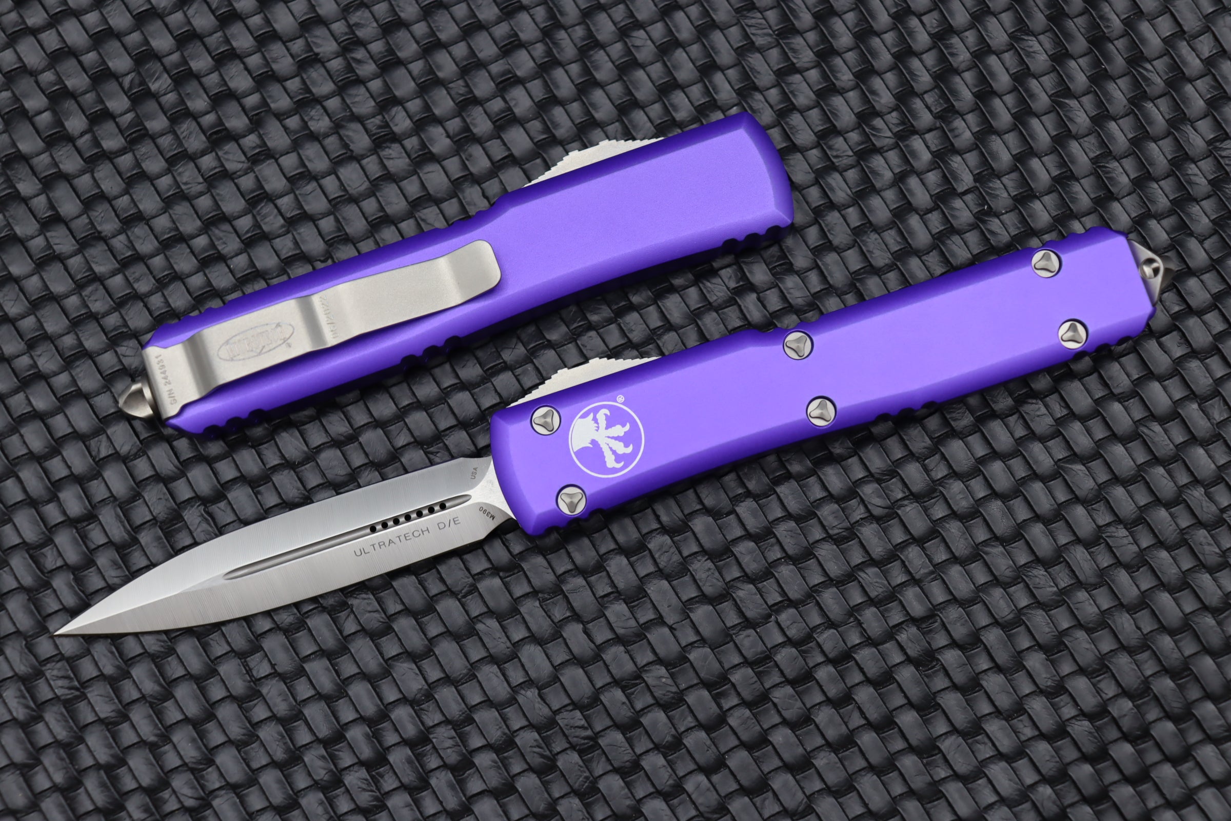 Microtech Ultratech Double Edge Satin Standard & Purple 122-4PU