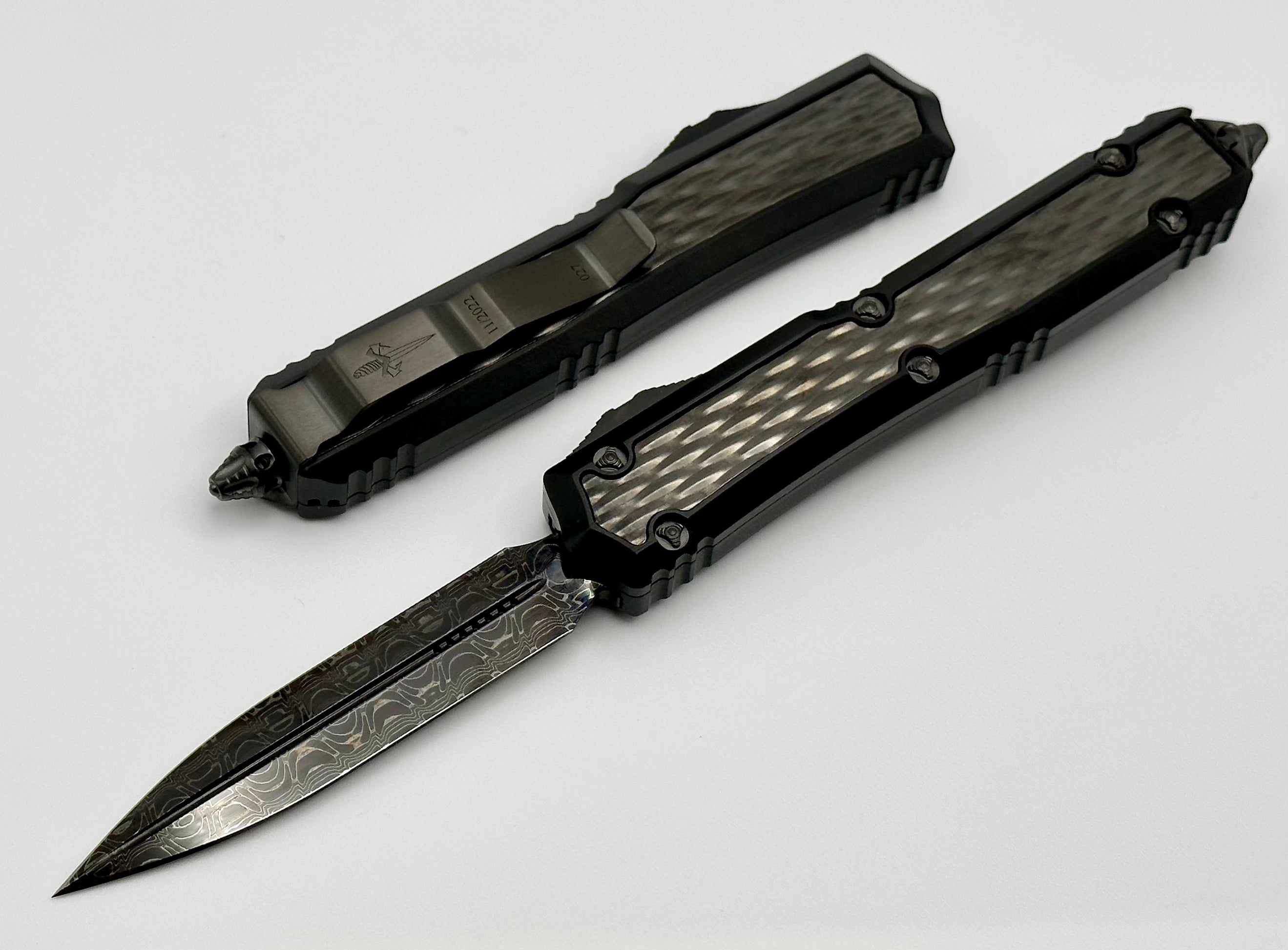 Marfione Makora Hot Blued Reptillian Vegas Forge w/ Hefted Handles & D