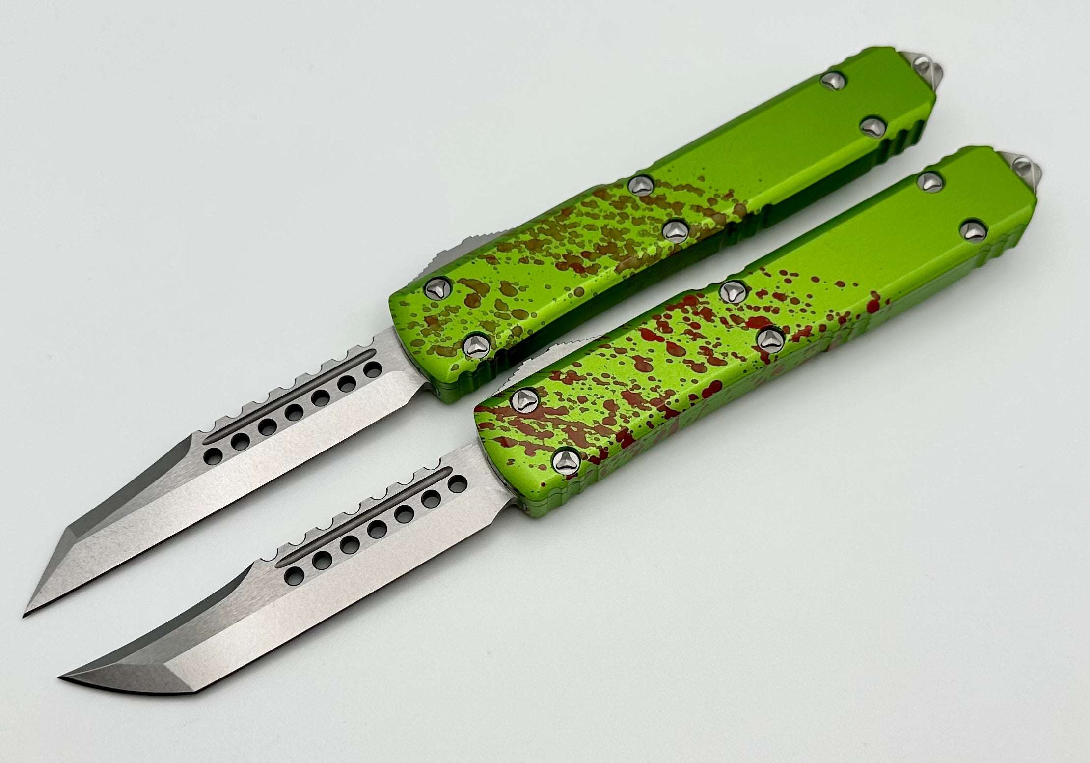 Microtech Ultratech Zombie-Tech Hellhound & Warhound Set Signature Ser